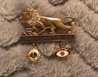 Lions club pins | Etsy