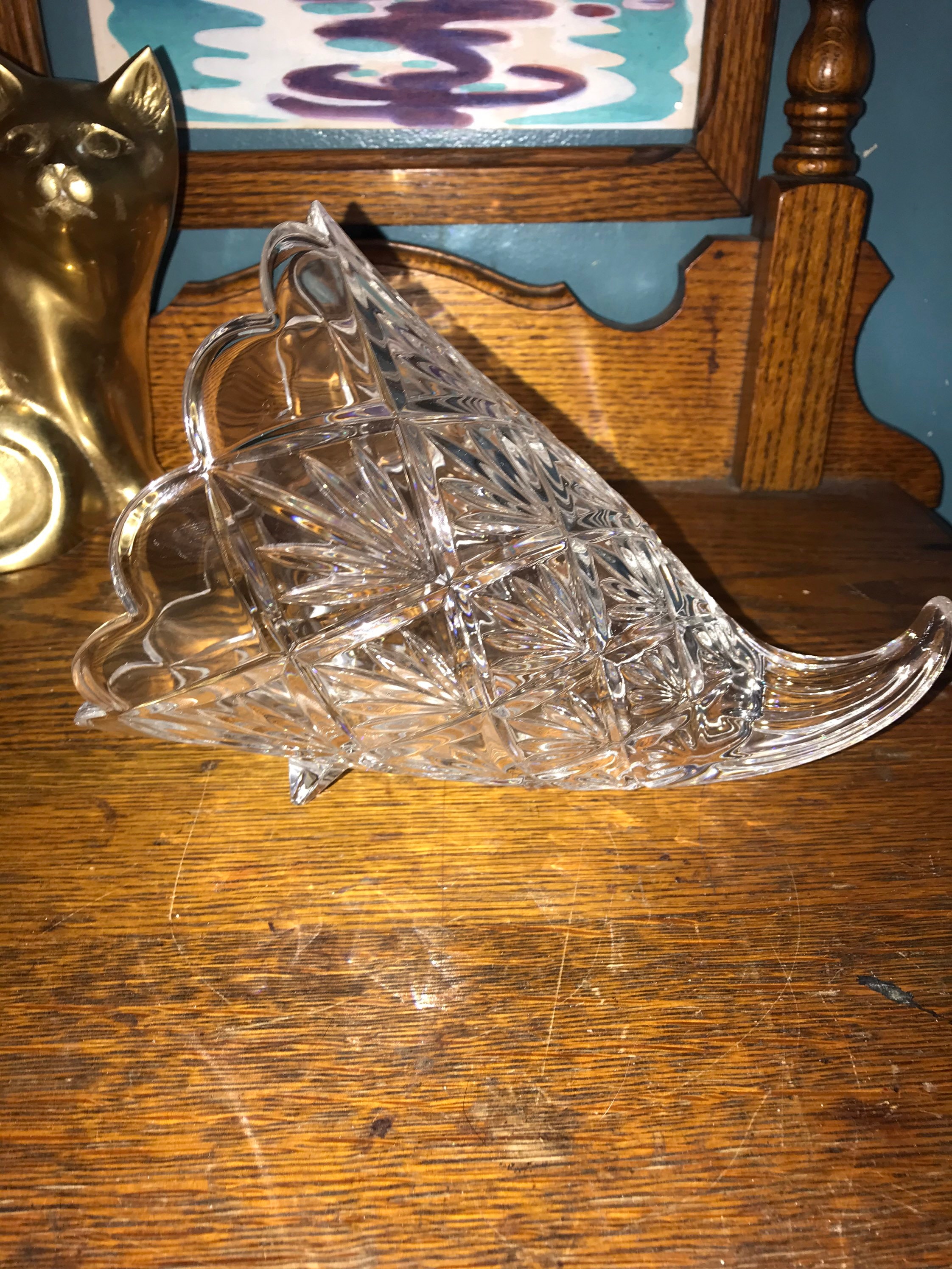 Vintage Waterford Crystal Cornucopia. Waterford Crystal Table Decor ...