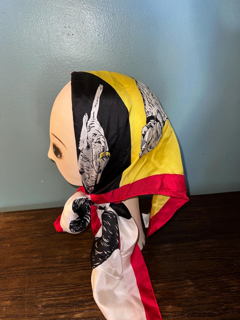 Vintage Color Block Dog Scarf, Not A Scarf for Ur Dog! - Etsy