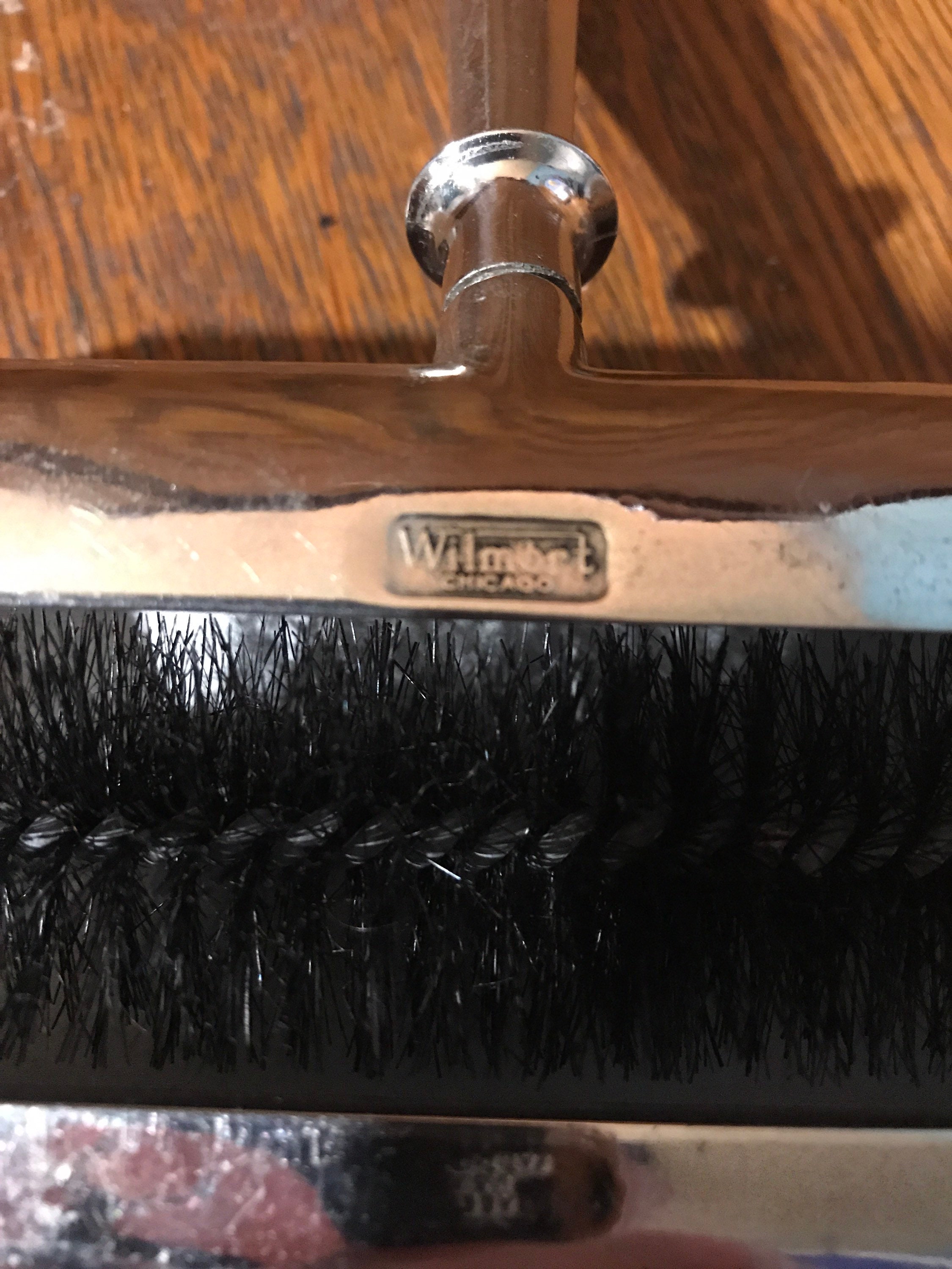 Vintage Silver Chrome Table Sweeper. Silent Butler. Chrome Crumb ...