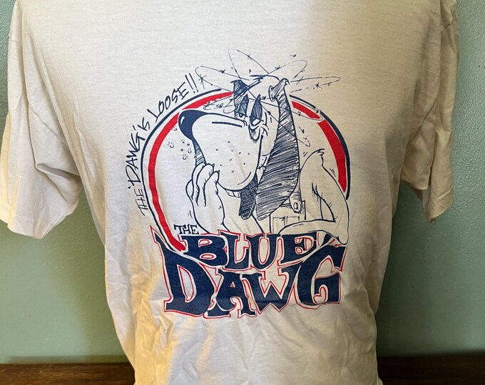 Vintage 1990’s the Blue Dawg T-shirt, Size Large - Etsy