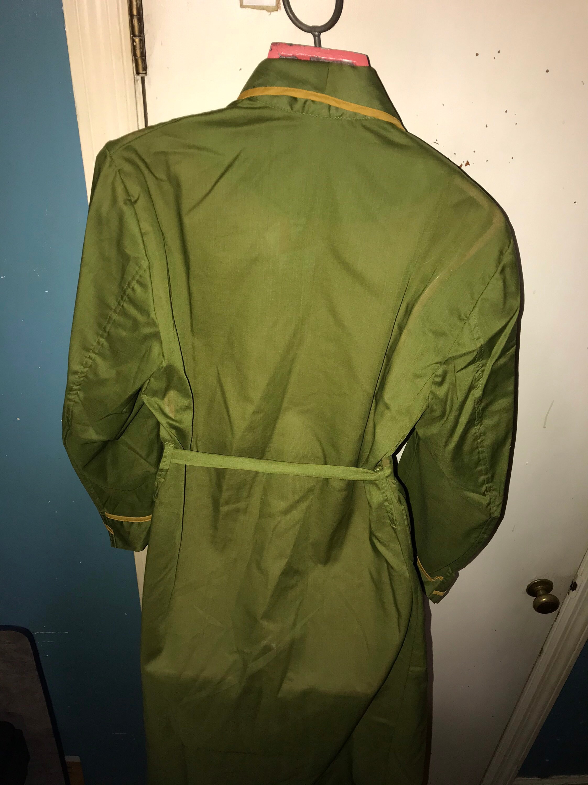 Vintage Men’s NOS Regal Robe. 1950’s NWT Green with Gold Robe. Men’s ...