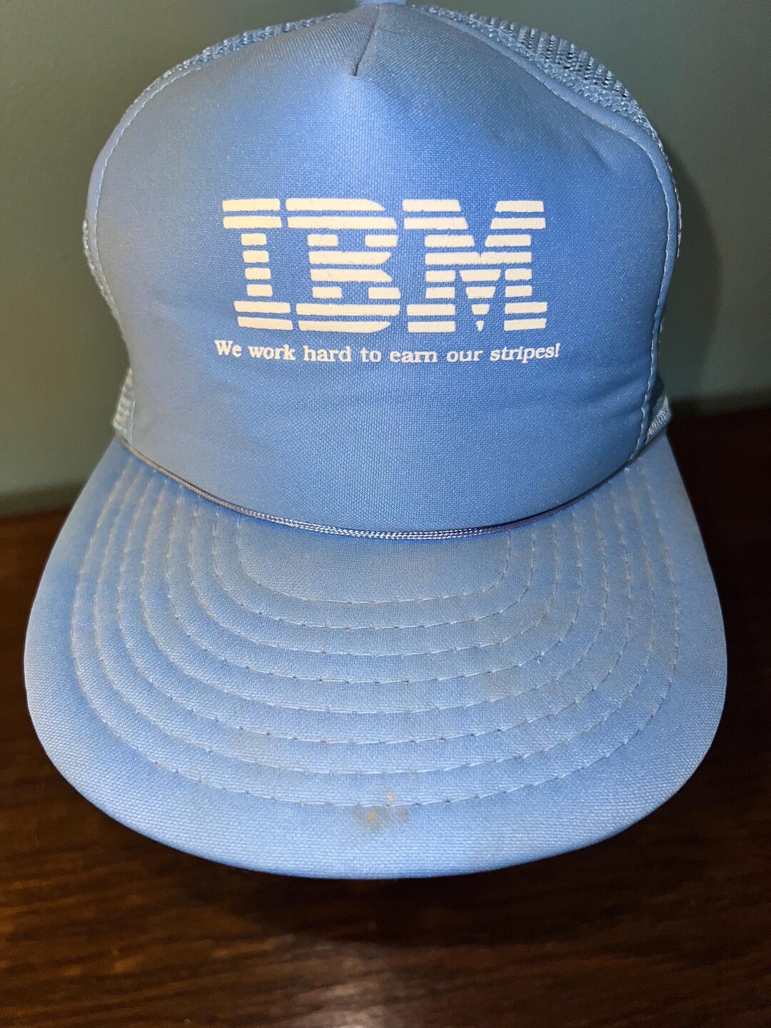 IBM Vintage 1980’s Baby Blue Hat, Trucker Hat, Very Cool - Etsy