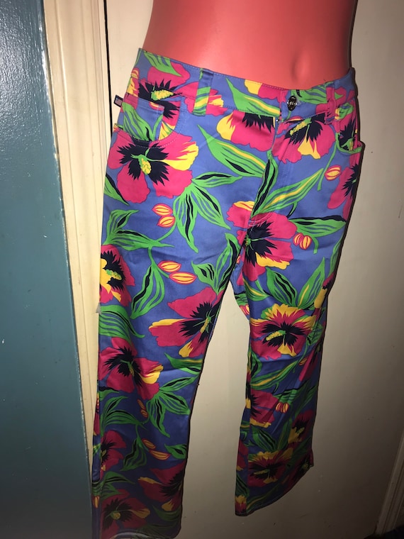 Vintage Woman’s Ralph Lauren Tropical Capri Pants, Si… - Gem