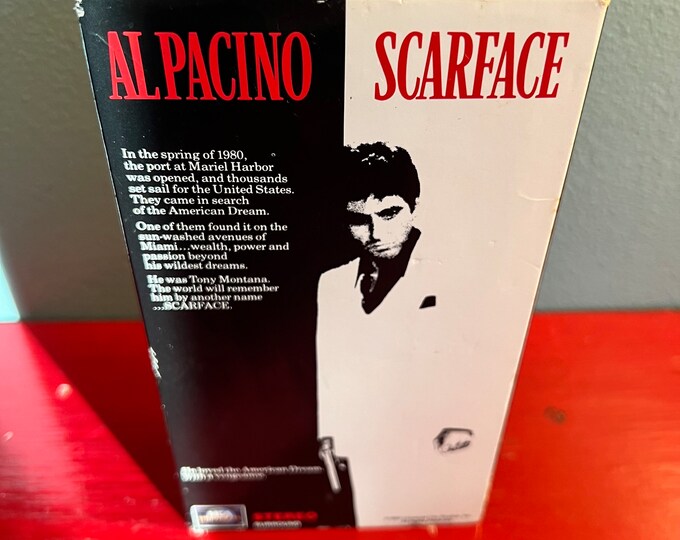 Vintage 1980’s Scarface VHS Tape. Double Tape VHS - Etsy