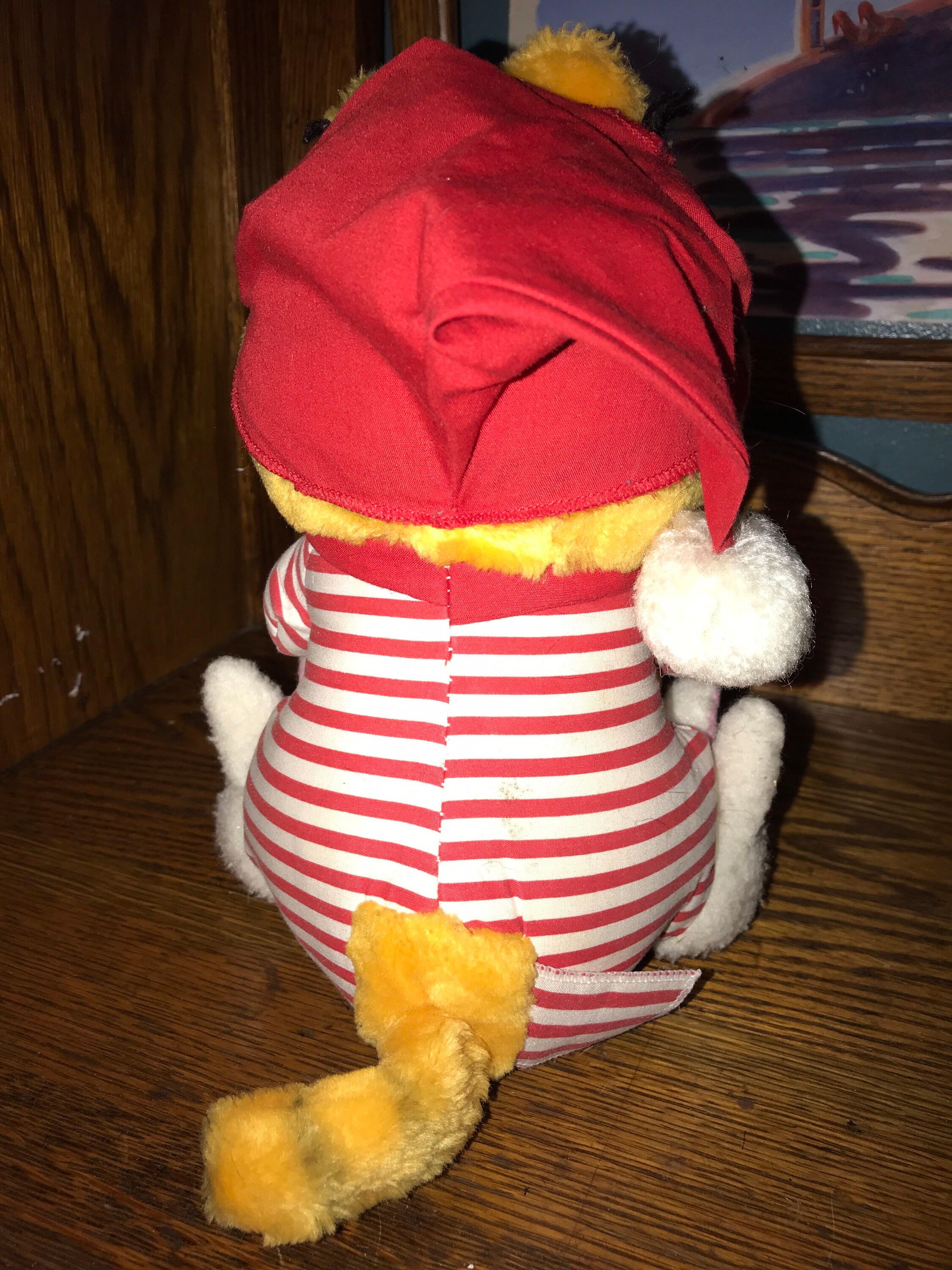 Vintage Garfield Stuffed Cat. Sleeping Pajama Garfield. Vintage Bedtime ...