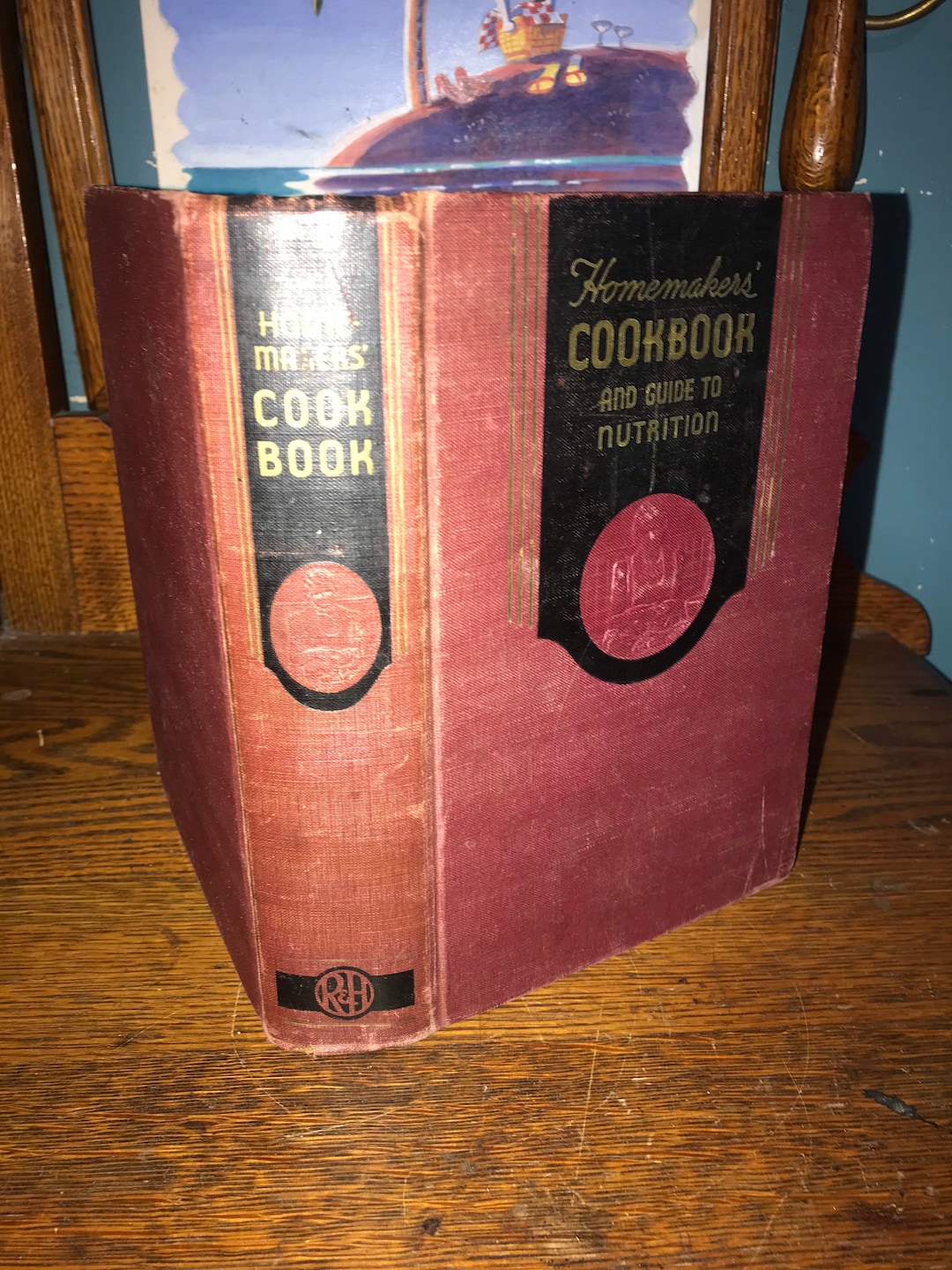 Vintage 1946 Homemakers Cookbook and Guide to Nutrition. Rare Cook Book ...