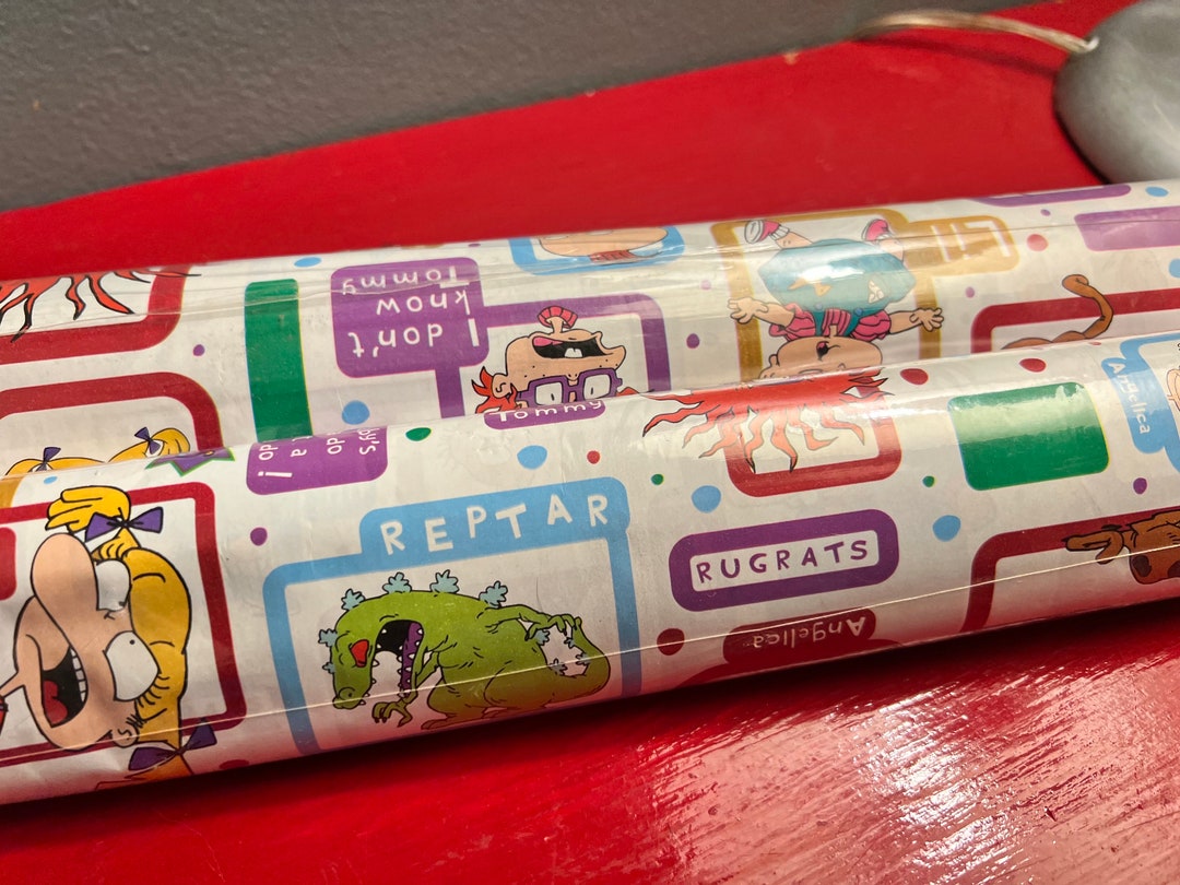 Vintage Rugrats Wrapping Paper. 1990s Rugtats Wrapping Paper Roll. NOS ...