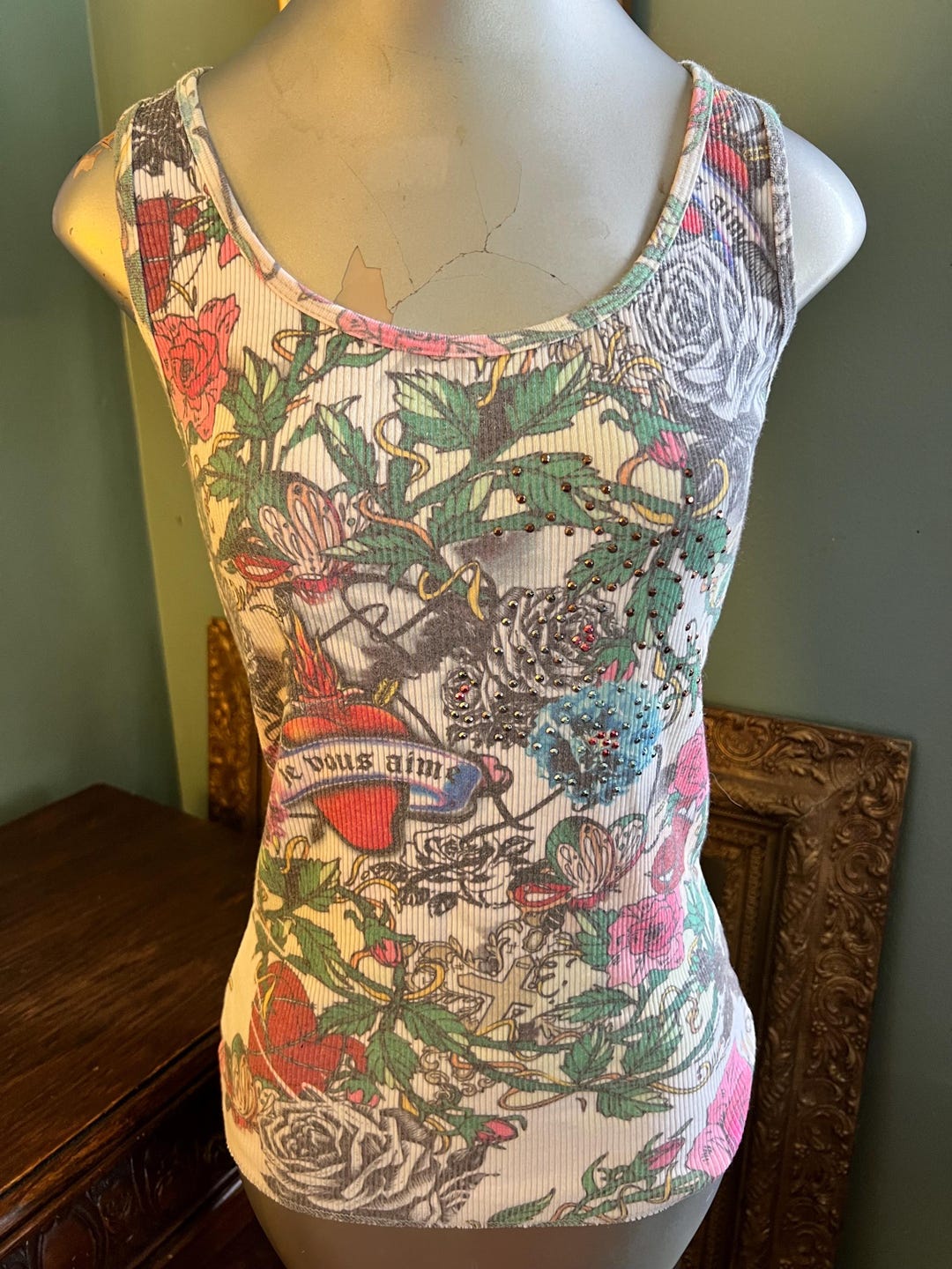 Vintage 1990’s Cool Graphitti Tank Top, Size Medium - Etsy