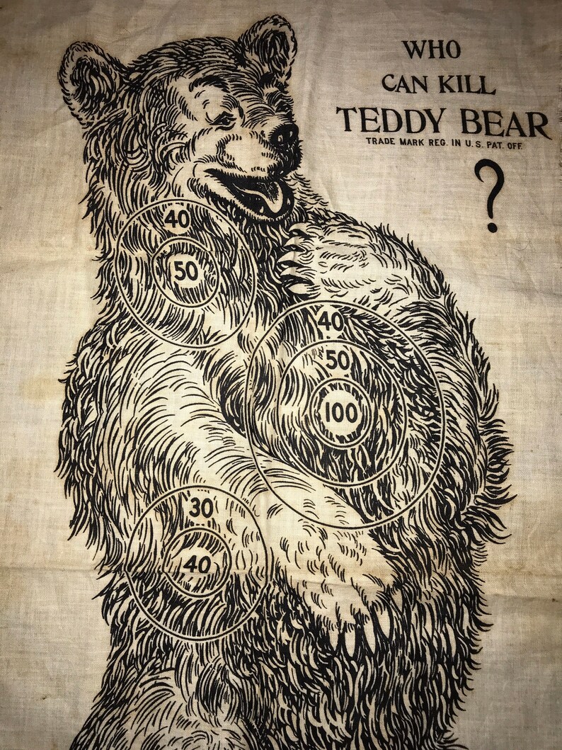 Antique 1906 Rare Teddy Roosevelt Game. Theodore Roosevelt Old - Etsy