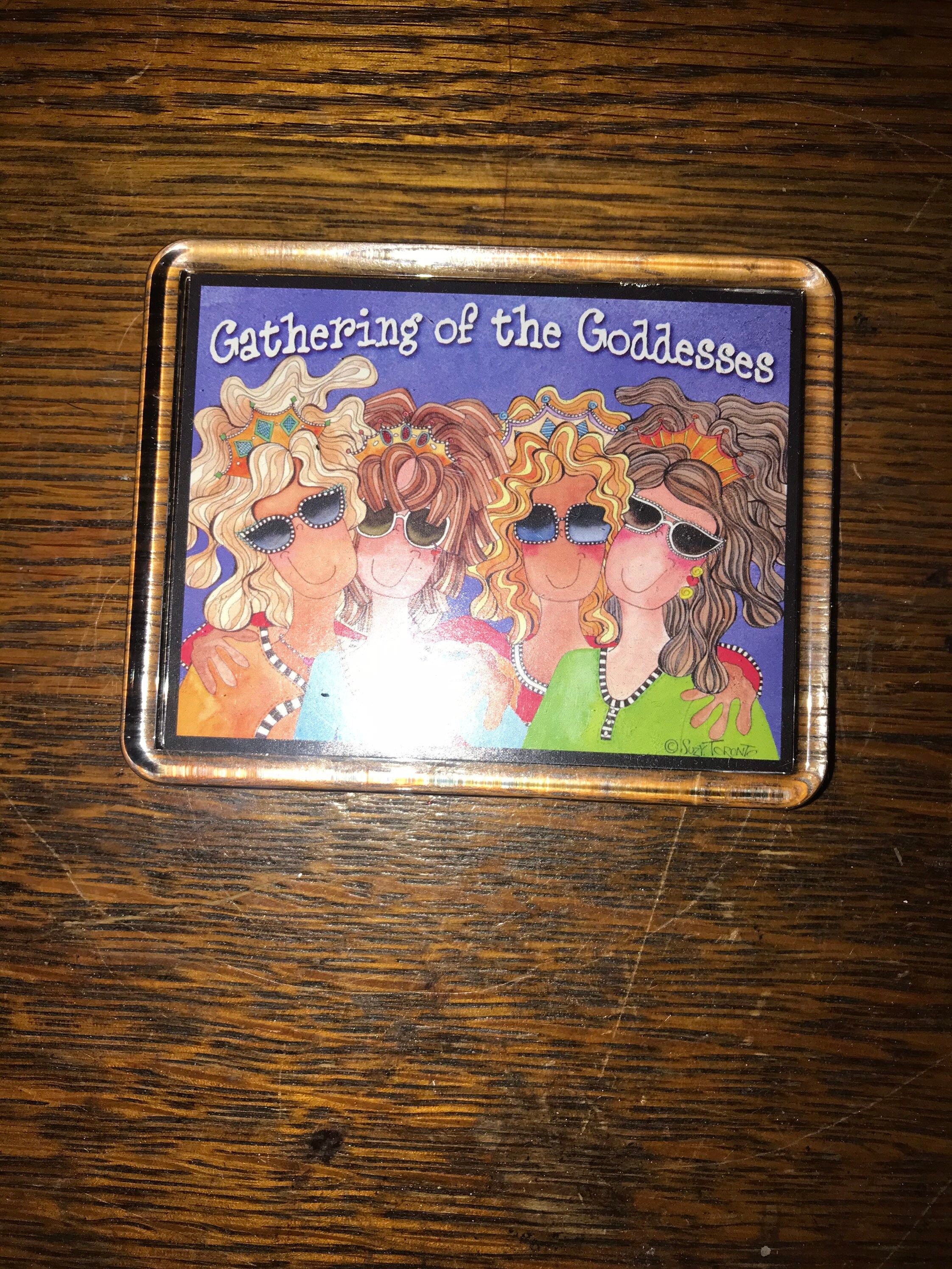 Vintage Friendship Magnet. Gathering of The Goddesses Magnet. Vintage ...