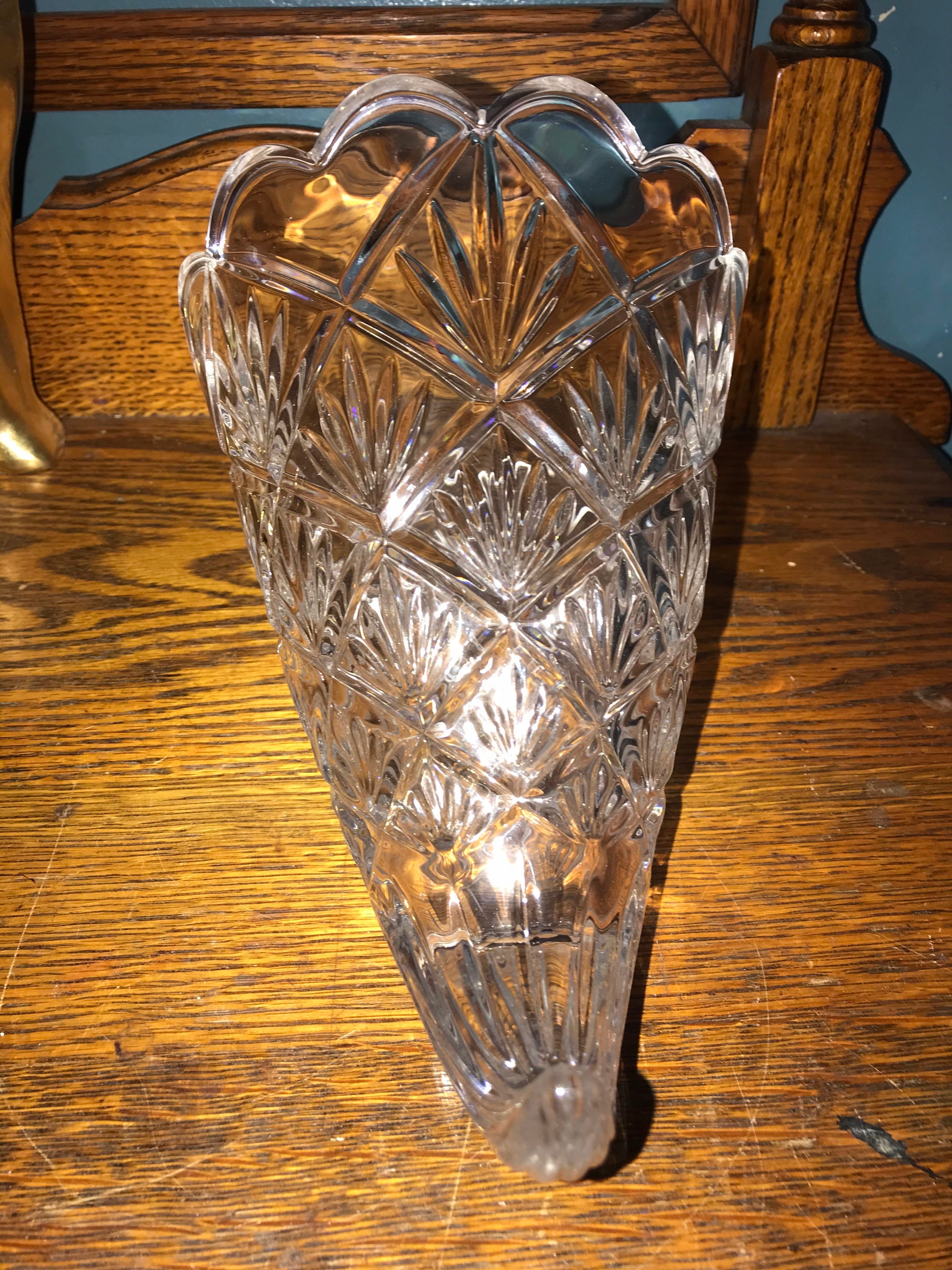 Vintage Waterford Crystal Cornucopia. Waterford Crystal Table Decor ...