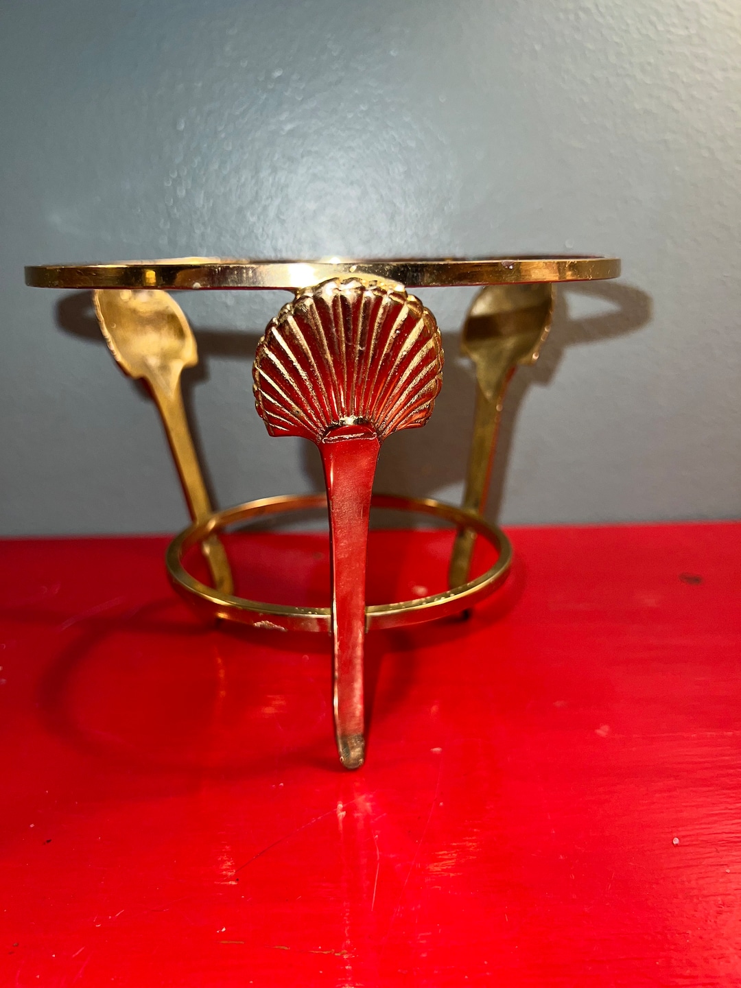 Vintage Brass Ball Holder - Etsy