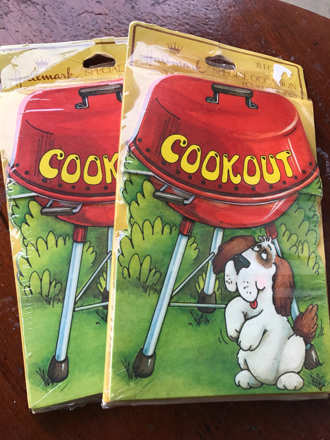 Vintage Hallmark Cards. Cookout Invitations. Hallmark Invitations. - Etsy