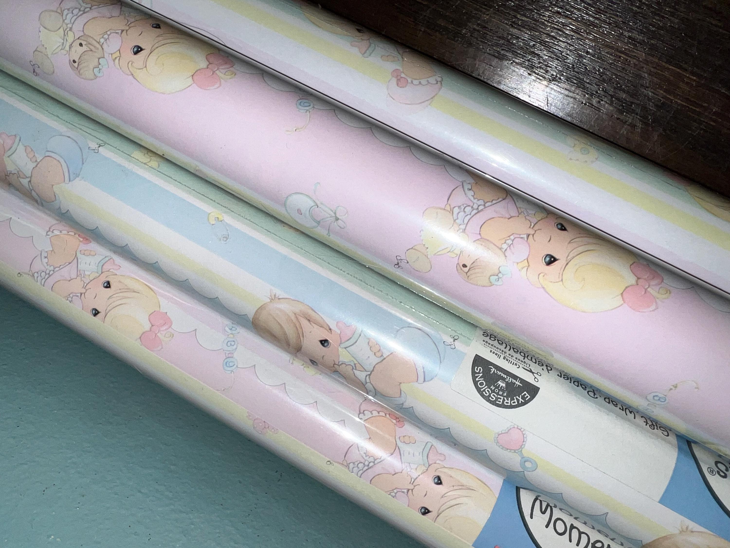 Vintage 1990’s NOS Hallmark, Precious Moments Wrapping Paper - Etsy