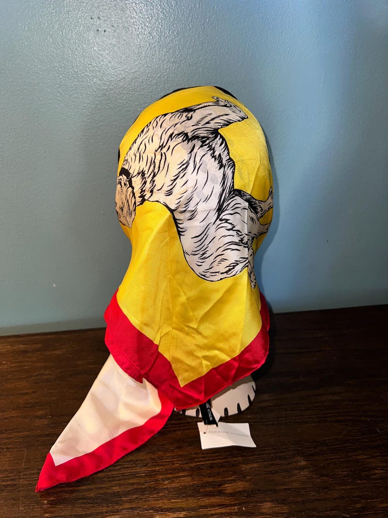 Vintage Color Block Dog Scarf, Not A Scarf for Ur Dog! - Etsy