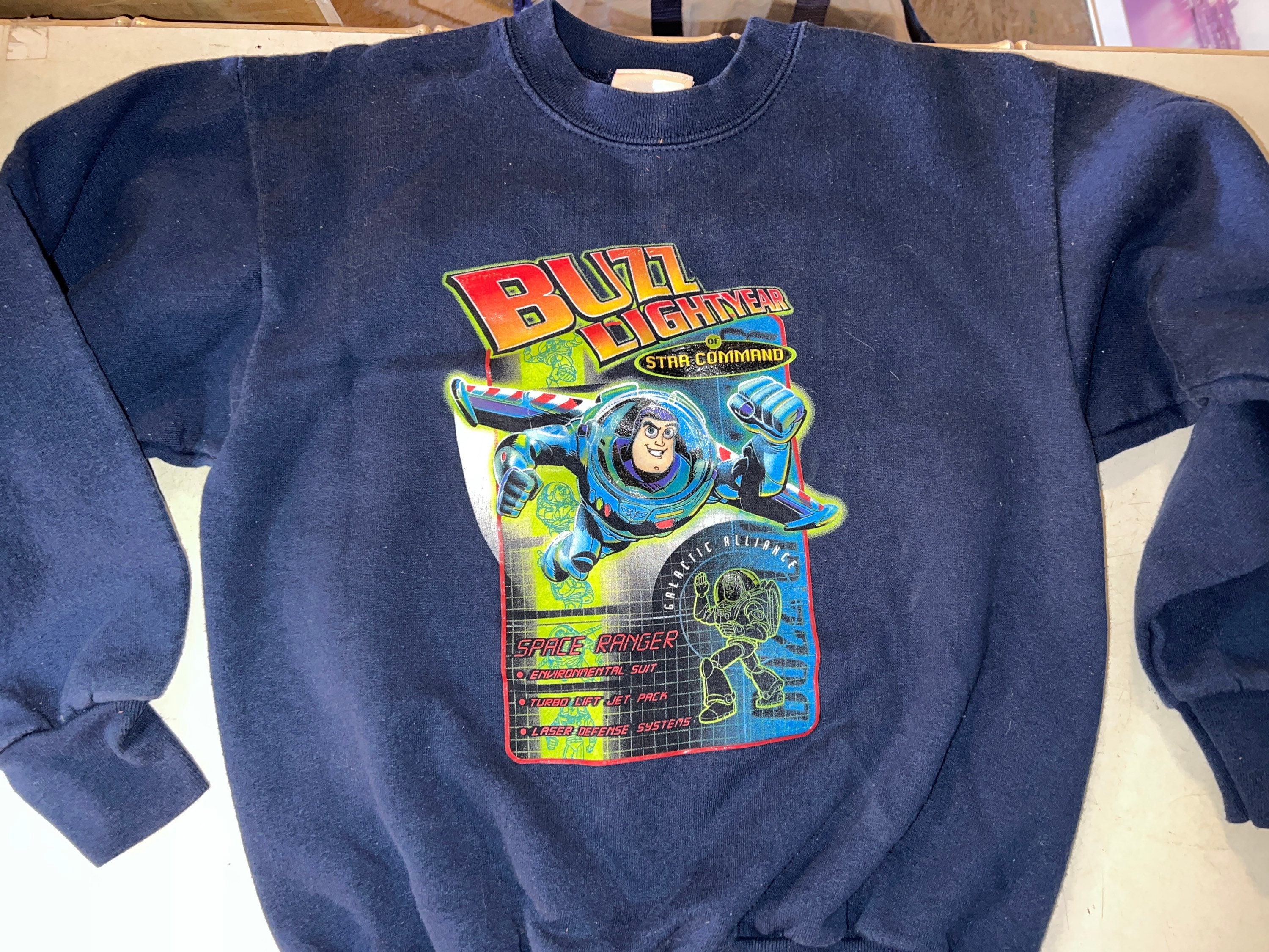 Vintage 90’s Buzz Lightyear Sweatshirt. Vintage Buzz Lightyear Kids ...
