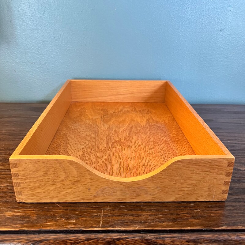 Wood Paper Tray - Etsy