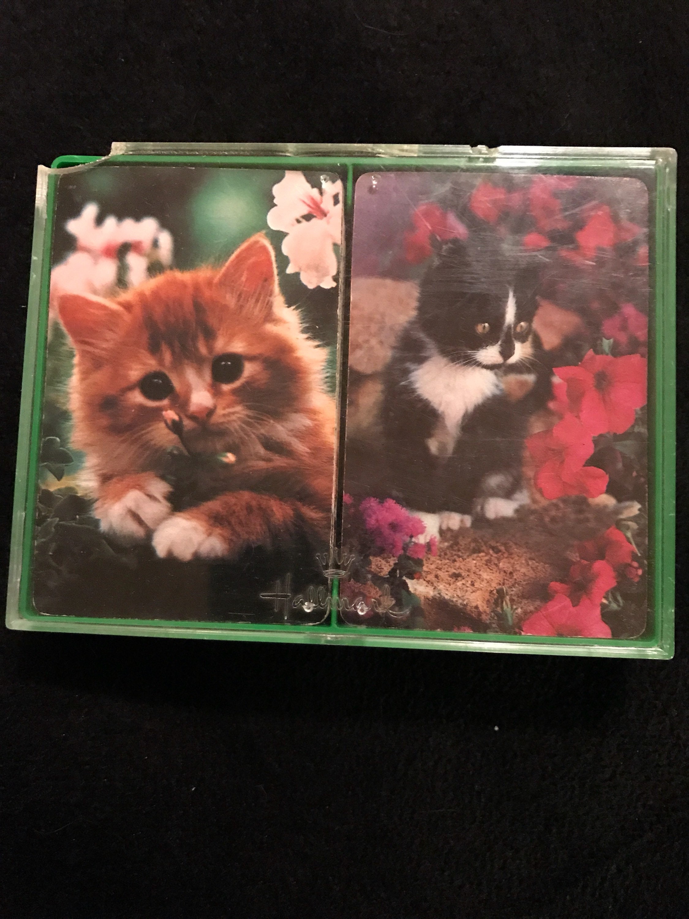 Vintage Playing Cards. Hallmark Kitten Playing Cards. Playing Cards ...