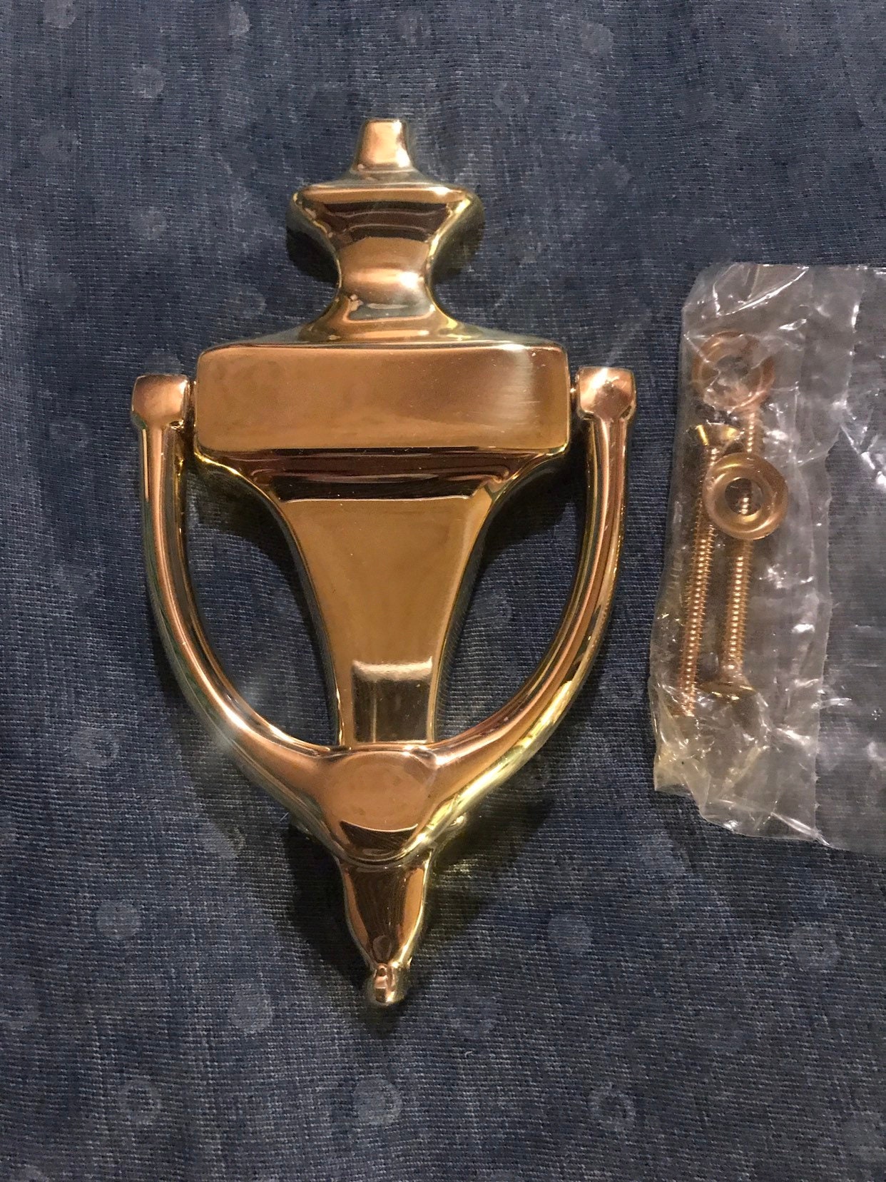 Vintage Baldwin Solid Brass Door Knocker. Baldwin Brass Door Knocker. Door Knocker. Brass Door ...