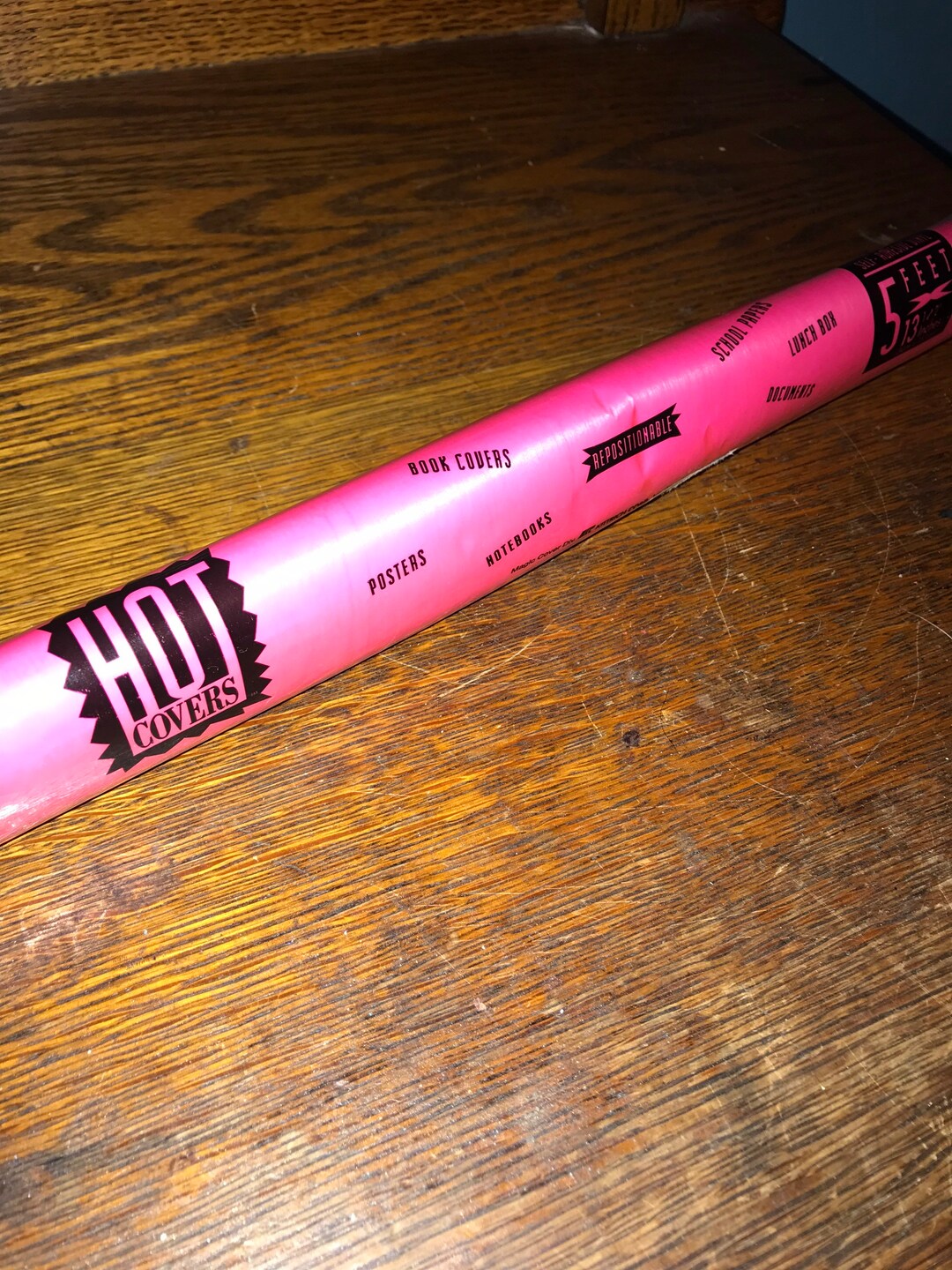 Vintage 1990’s Hot Pink, Hot Covers Self Adhesive Vinyl, Book Covers ...