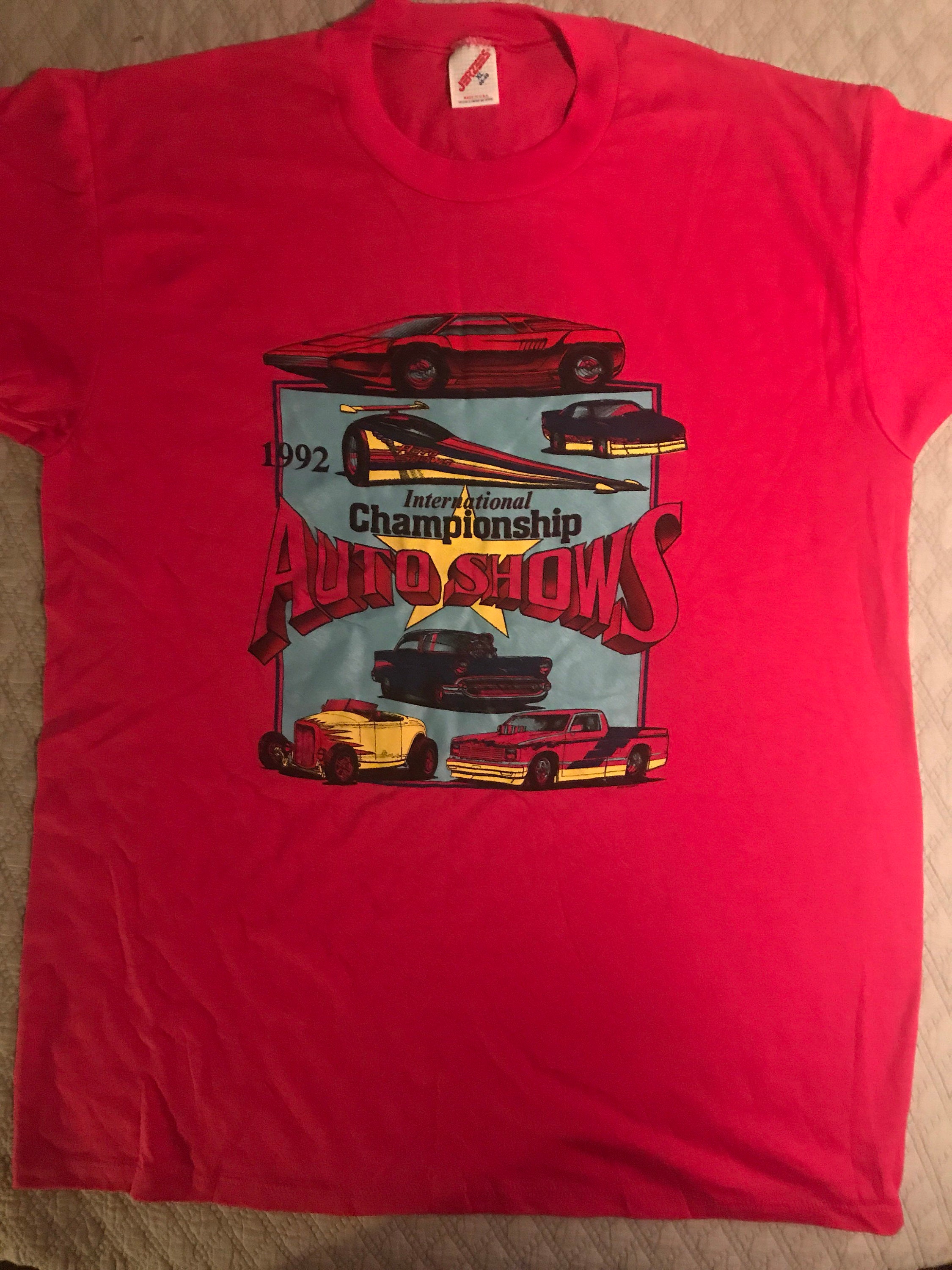 Vintage Deadstock 1992 Auto Show T-shirt. International Auto Show Shirt ...