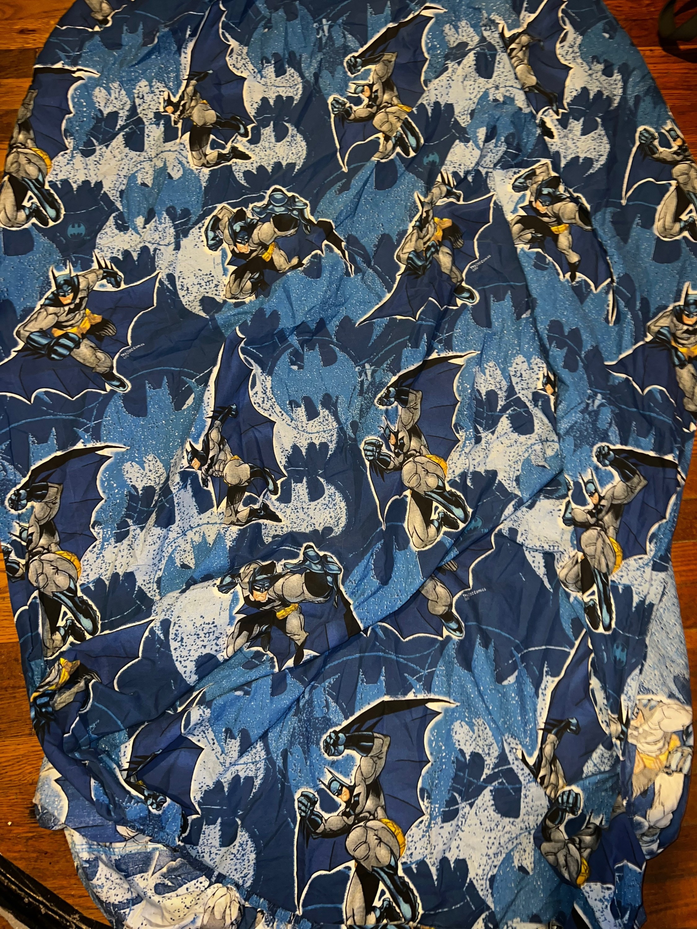 Vintage 1990’s Batman Twin Fitted Sheet. Batman Twin Bedding. DC Comics ...