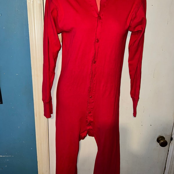 Red Long Johns - Etsy