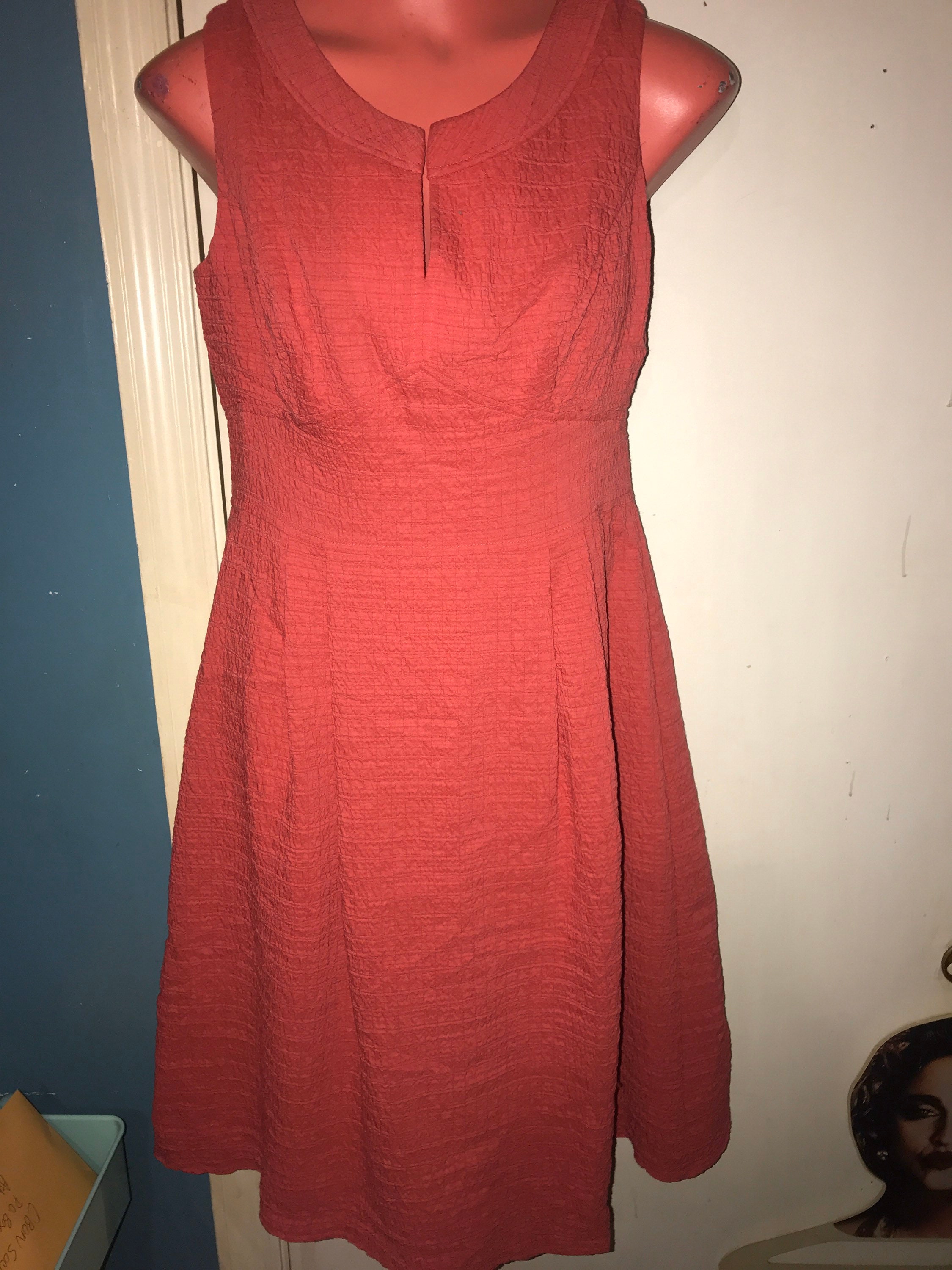 Vintage Talbots Coral Dress. Coral Talbots Summer Dress. Talbots Dress ...