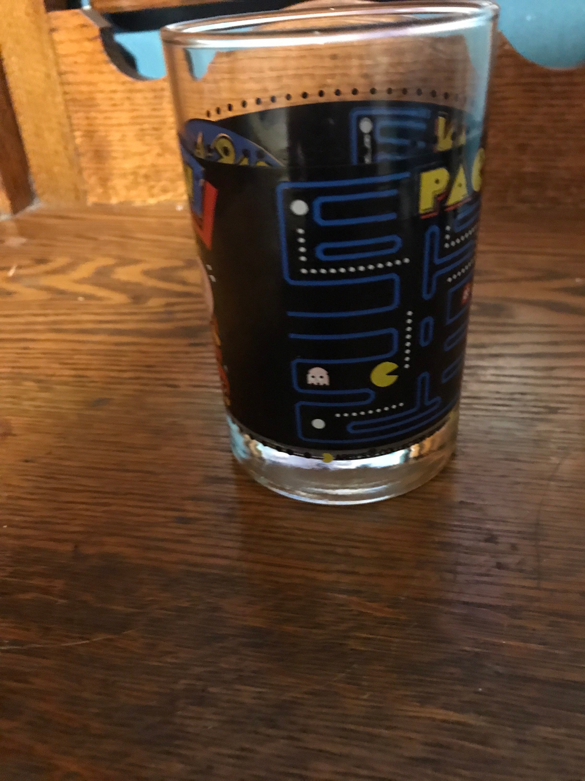 Vintage Pac-Man Glass. Arby’s Pac-Man Glass. 1980 Pac-Man Collectible ...