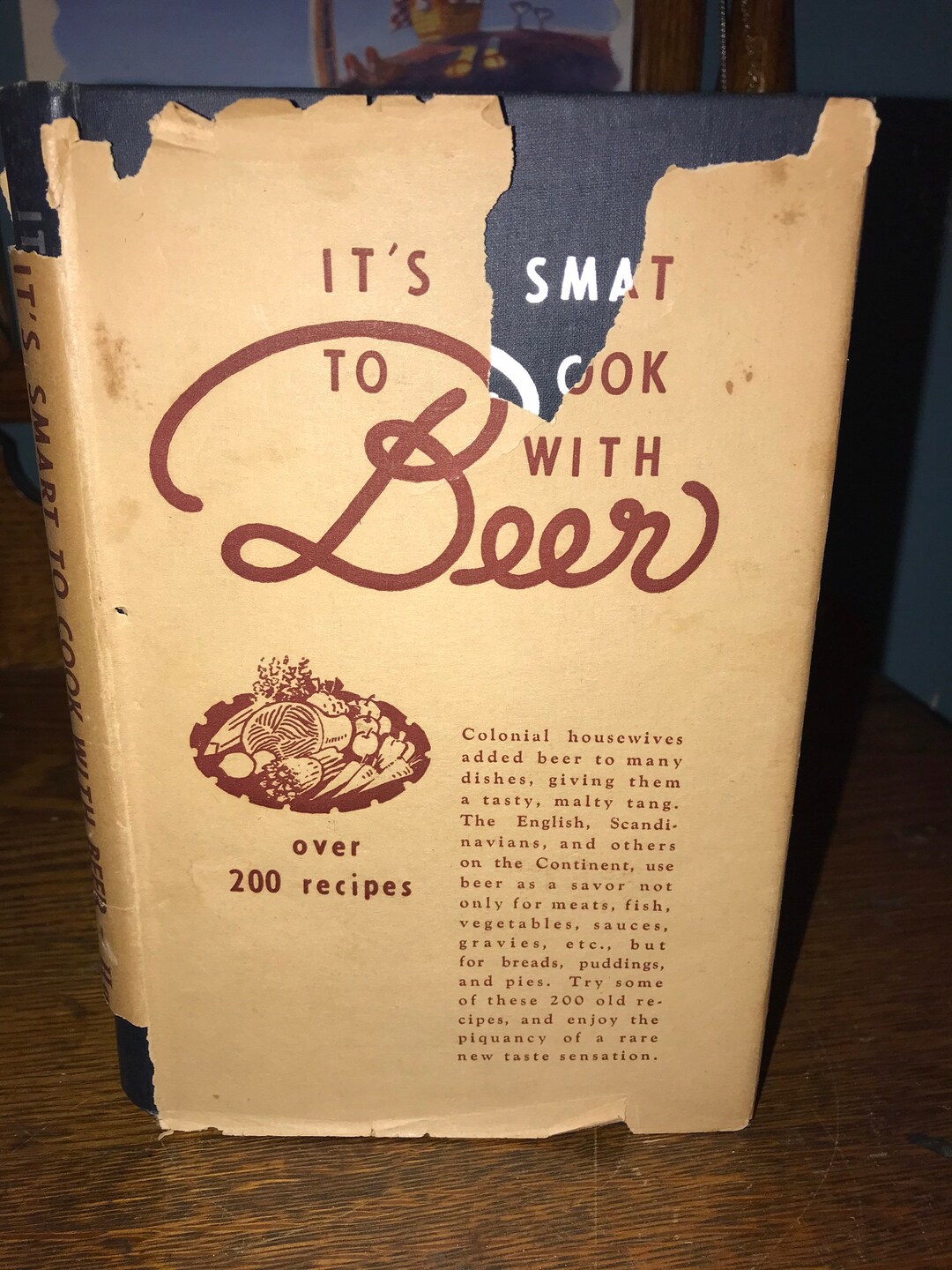 Vintage Cookbook, Its Smart to Cook With Beer. Beer Cookbook. 1949 Its ...