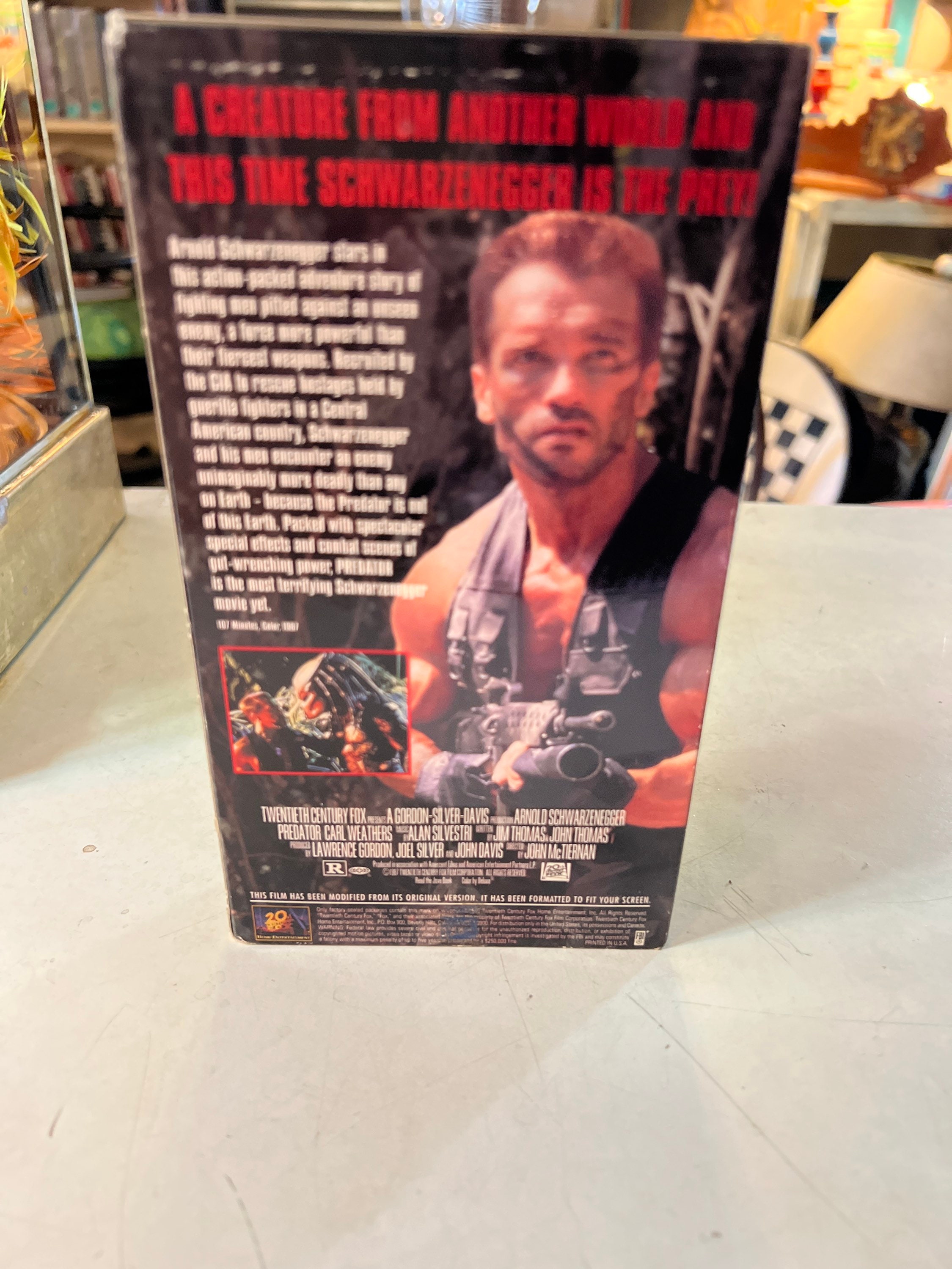 Vintage Predator VHS Tape. Vintage Violent Cult Classics, Predator ...