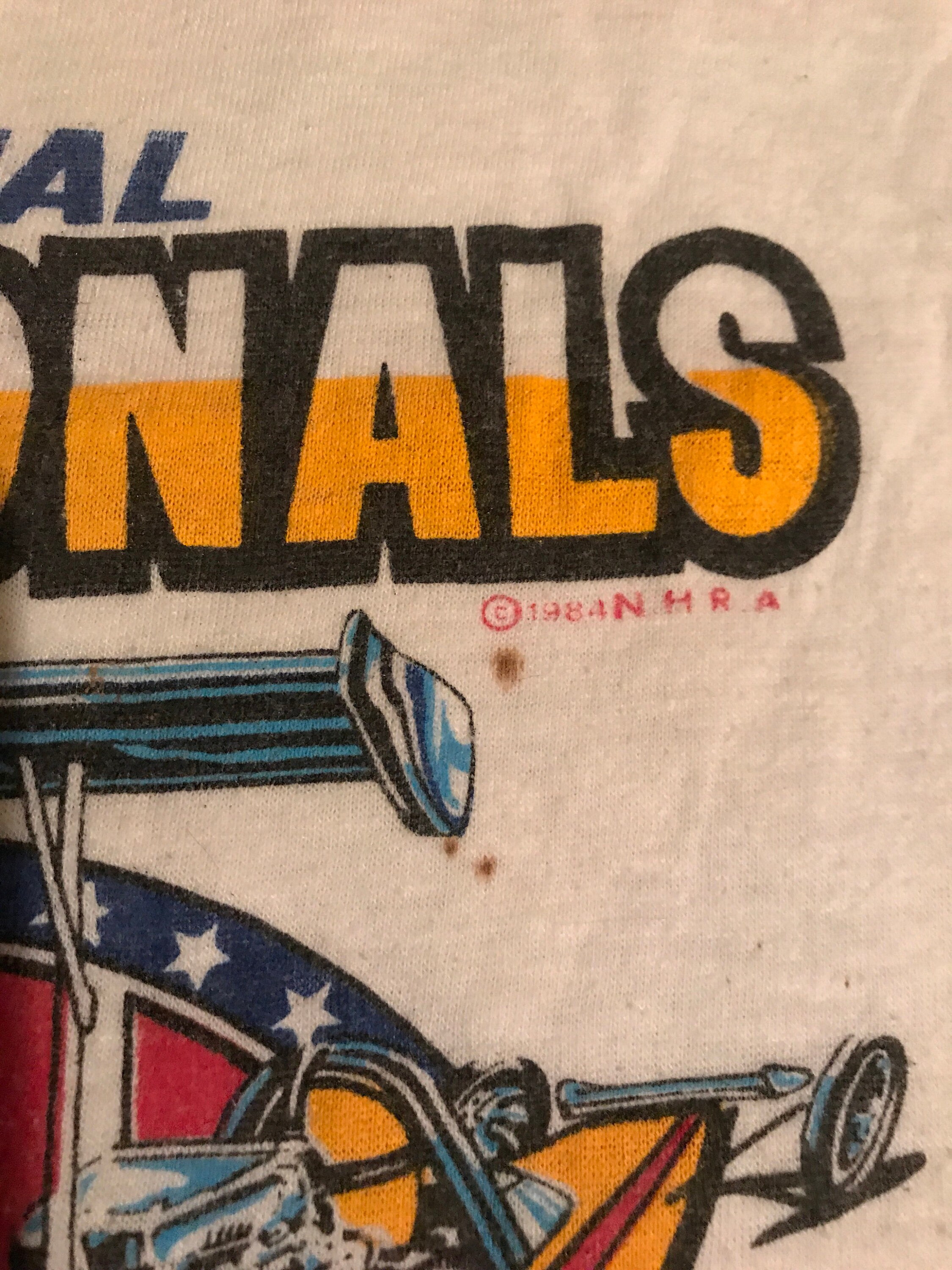 Vintage Drag Racing T-shirt. 80's T-Shirt Winston U.S. Nationals ...