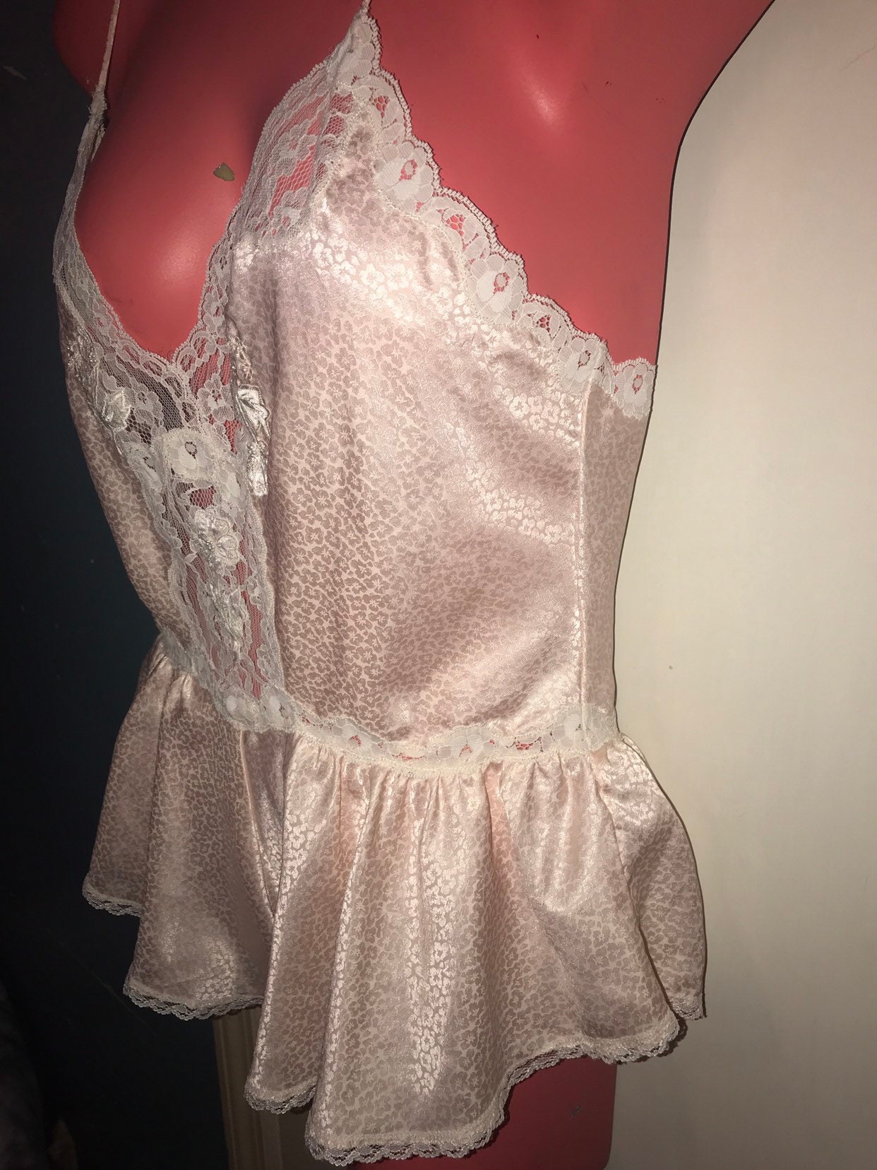 Vintage 1980's Lingerie. Sara Beth Teddy. Beautiful Lingerie Teddy ...