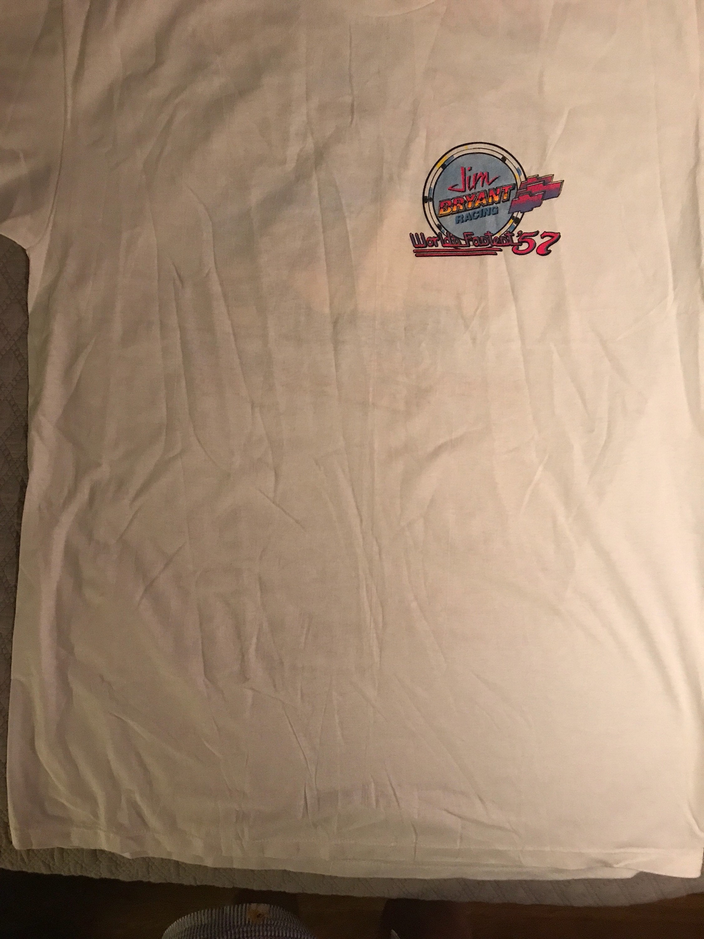 RESERVED Vintage Deadstock Rob Vandergriff Racing T-shirt. 1988 57 ...