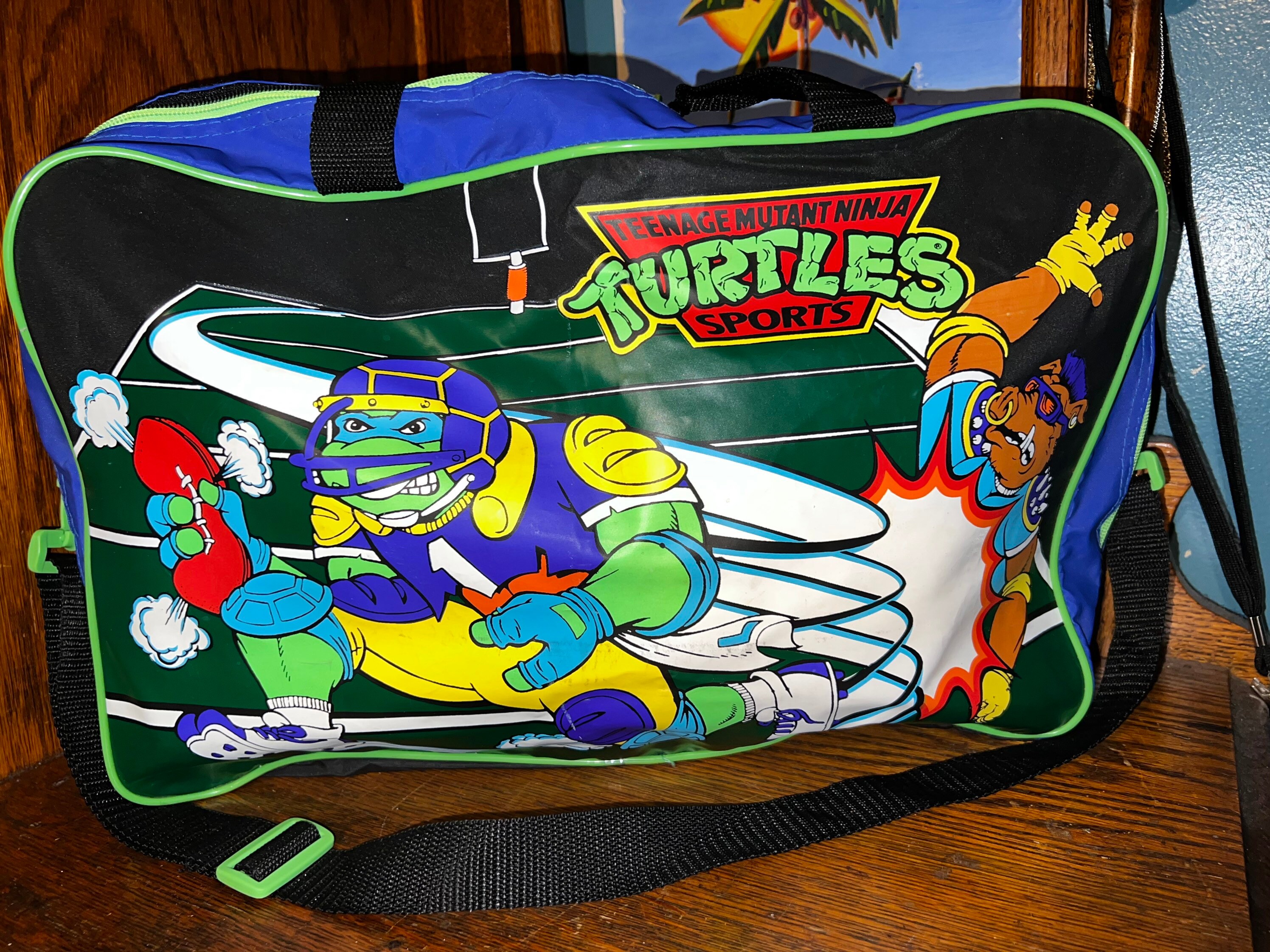Vintage 1993 Ninja Turtles Nylon Satchel Bag. Vintage TMNT Overnight ...