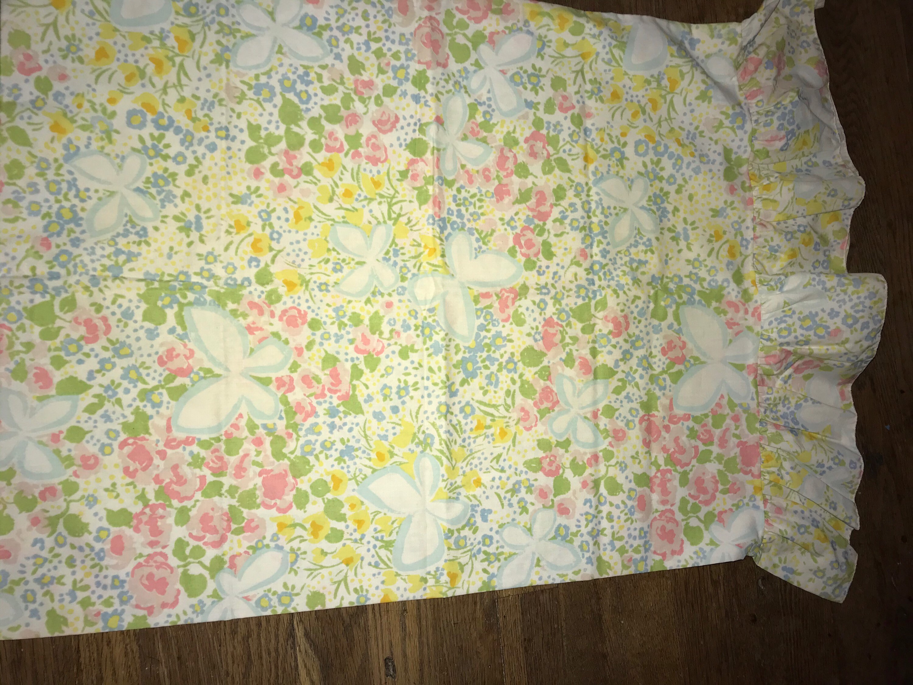 Vintage Floral Standard Size Pillowcase. Springmaid Floral and ...