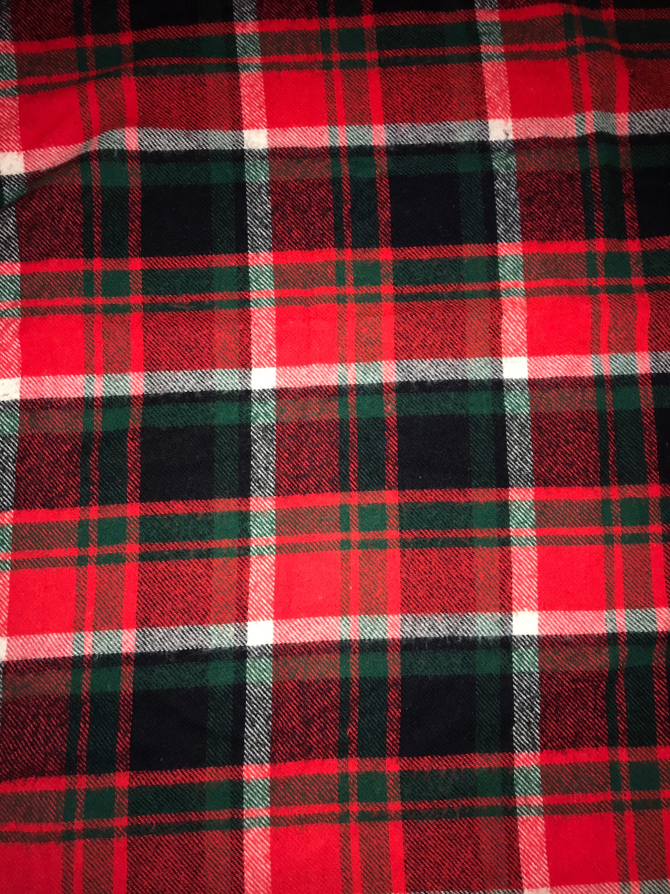 Vintage Troy Leisure Blanket . Red Plaid Wool Like Blanket. Troy ...