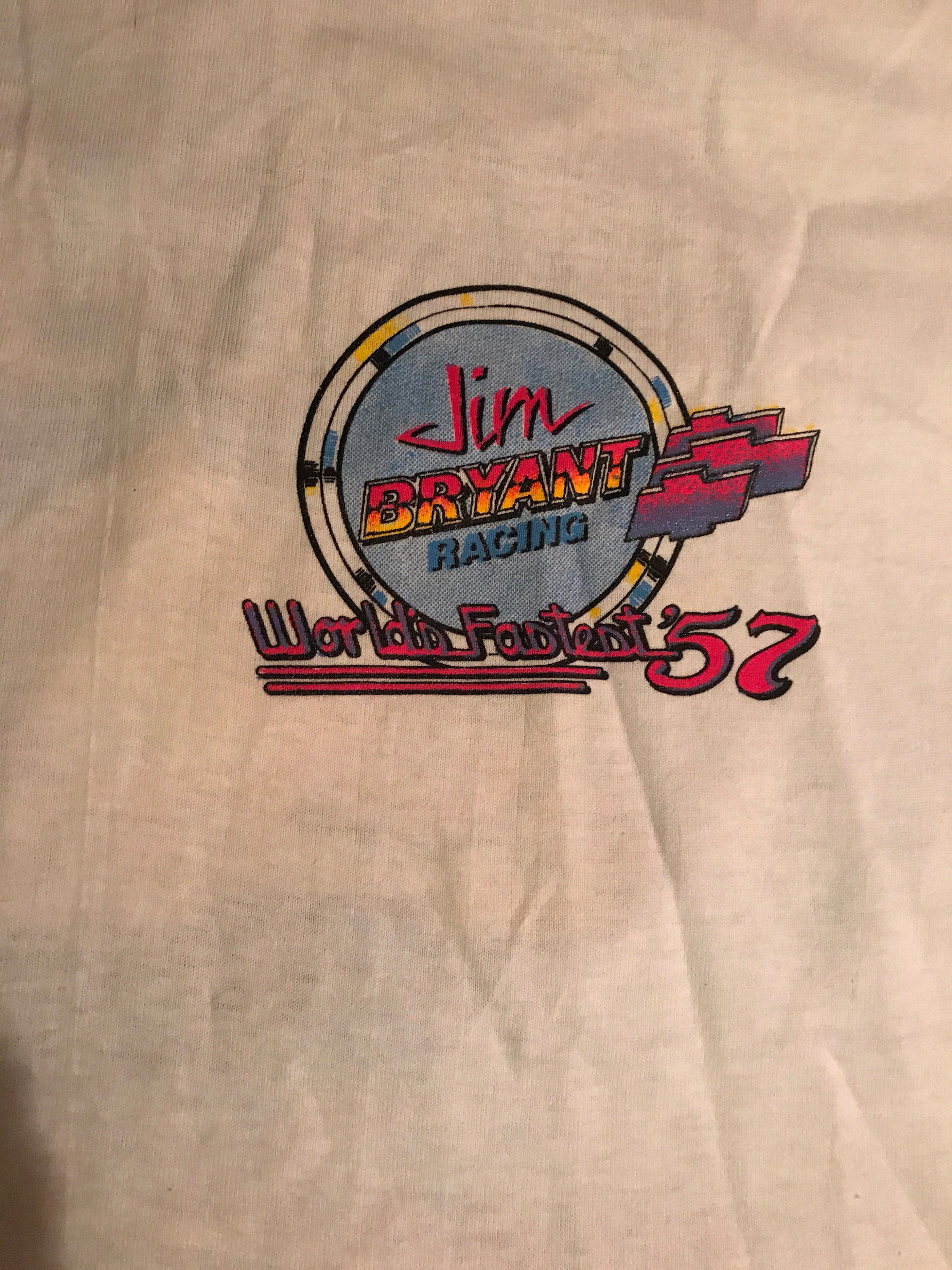 RESERVED Vintage Deadstock Rob Vandergriff Racing T-shirt. 1988 57 ...