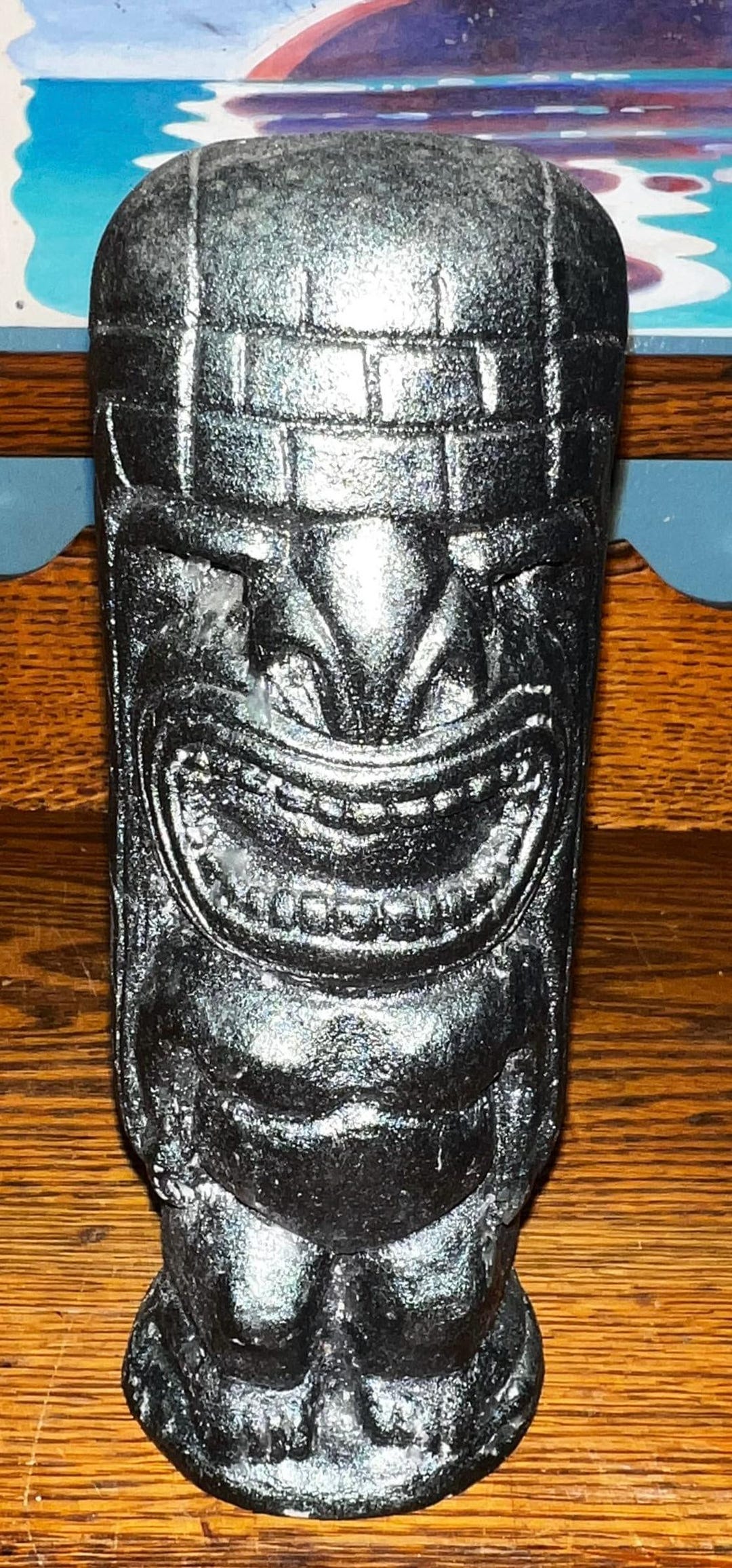Vintage 1970’s Very Cool Crying Tiki Candle - Etsy