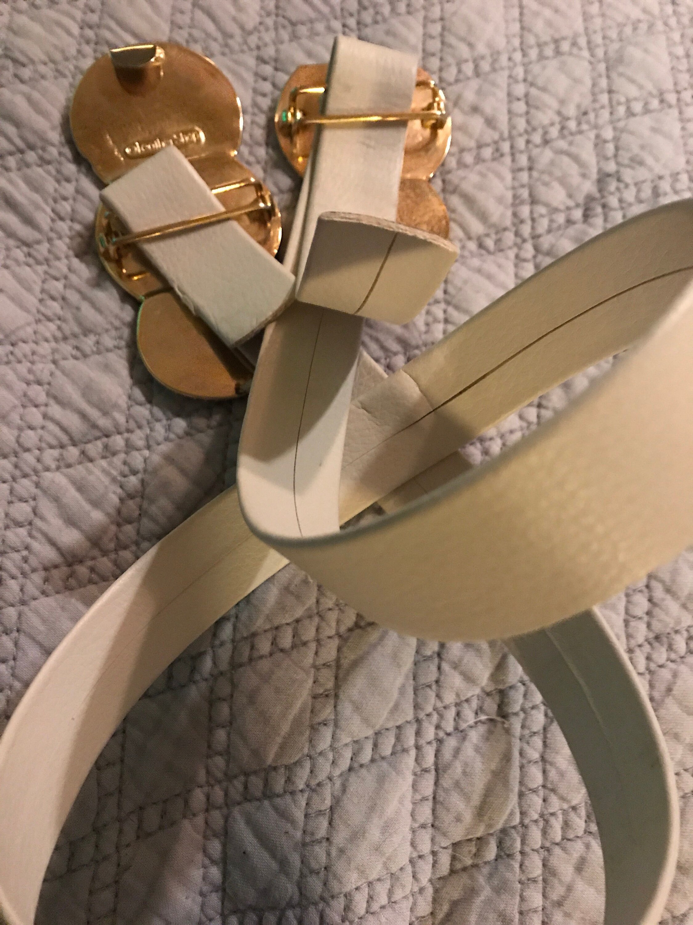 Vintage Gold Coin Belt Buckle. Gold Coin Belt Buckle. White | Etsy