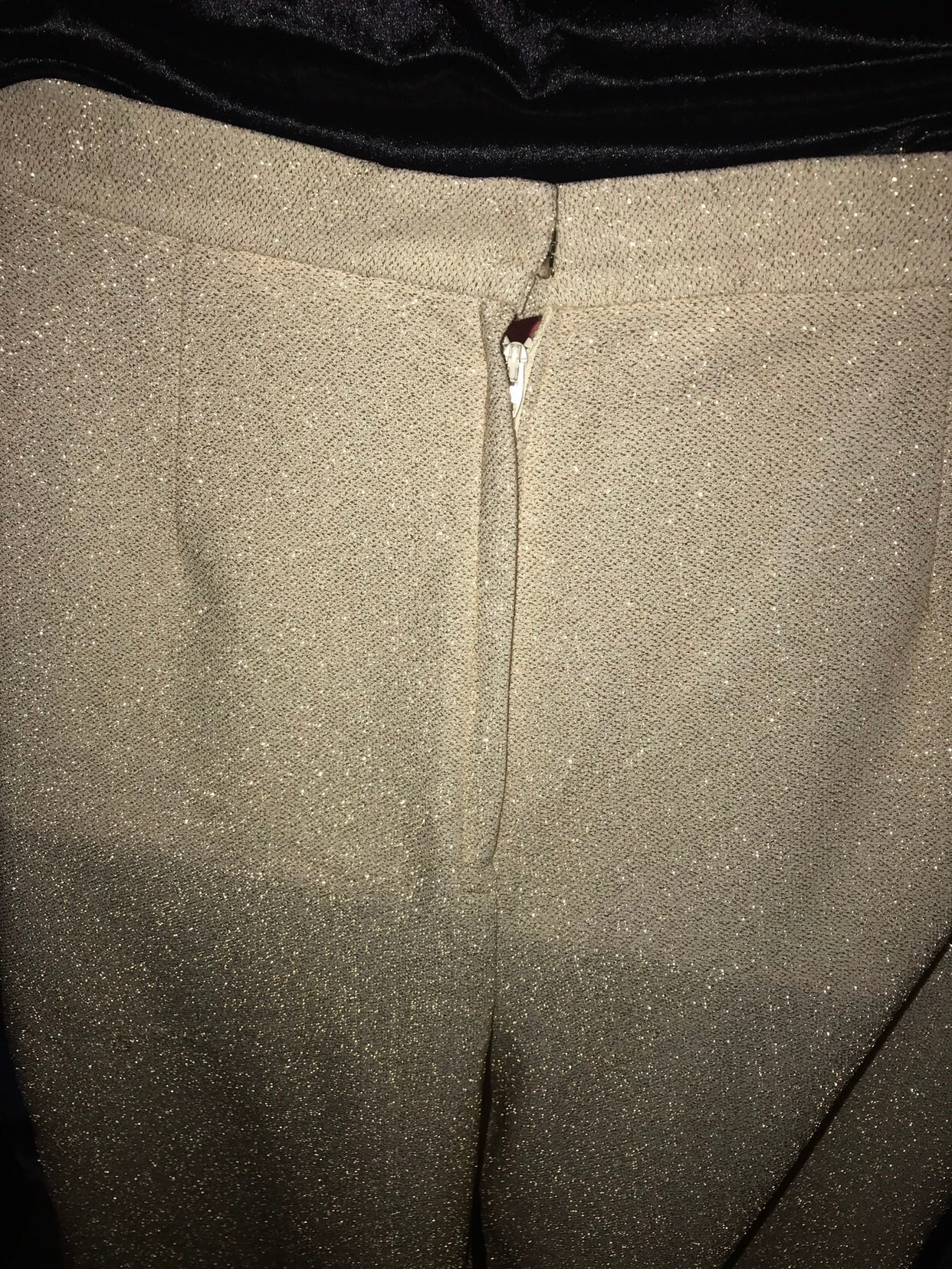 Vintage Gold Wide Leg Pants. Gold Metallic Bell Bottom Pants. Gold ...