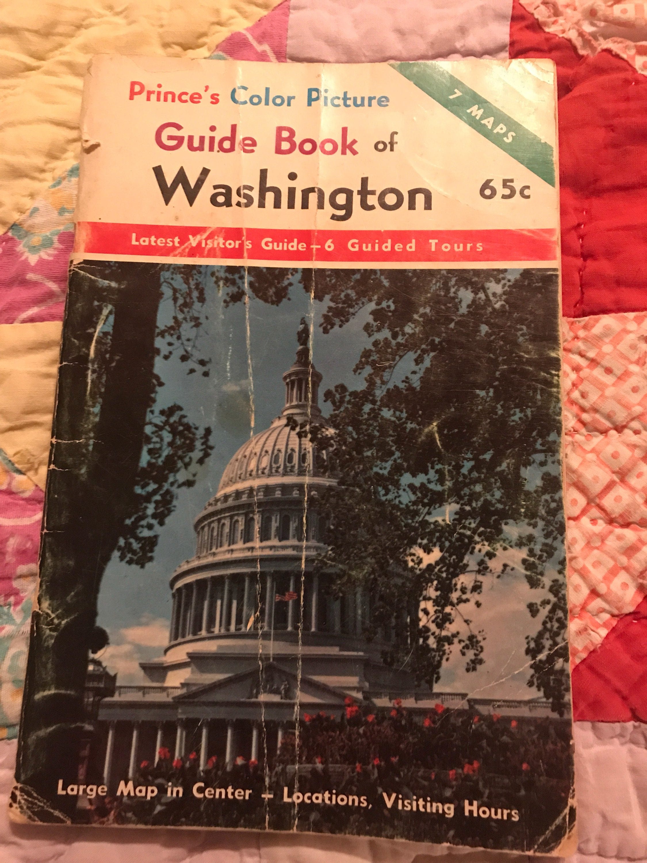 Vintage Washington DC Souvenir. Washington DC Guidebook. Vintage Guide ...