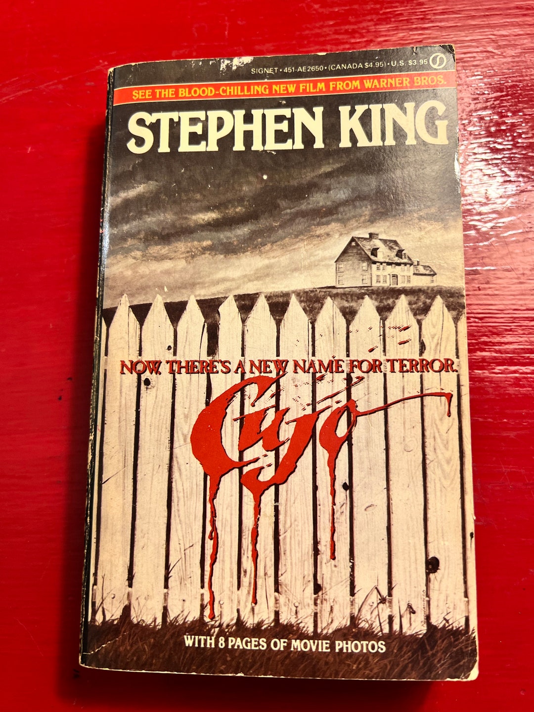 Vintage Book, Cujo by Stephen King. Horror, Thriller Cujo Paperback ...