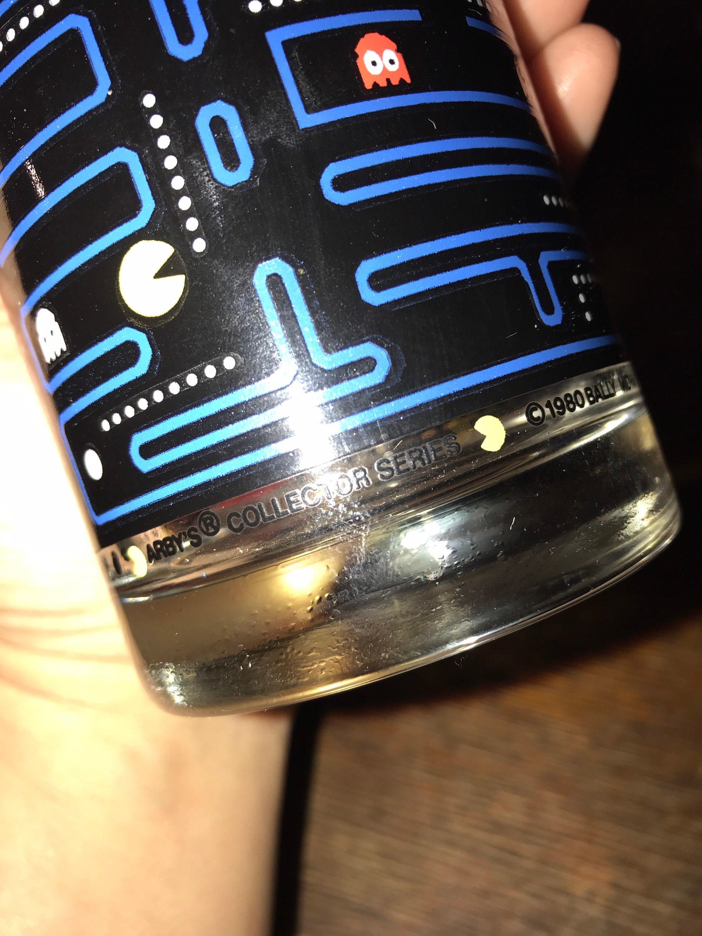 Vintage Pac-Man Glass. Arby’s Pac-Man Glass. 1980 Pac-Man Collectible ...