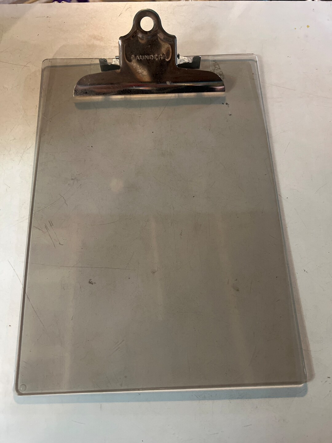 Vintage Saunders Clear Plastic Clipboard - Etsy