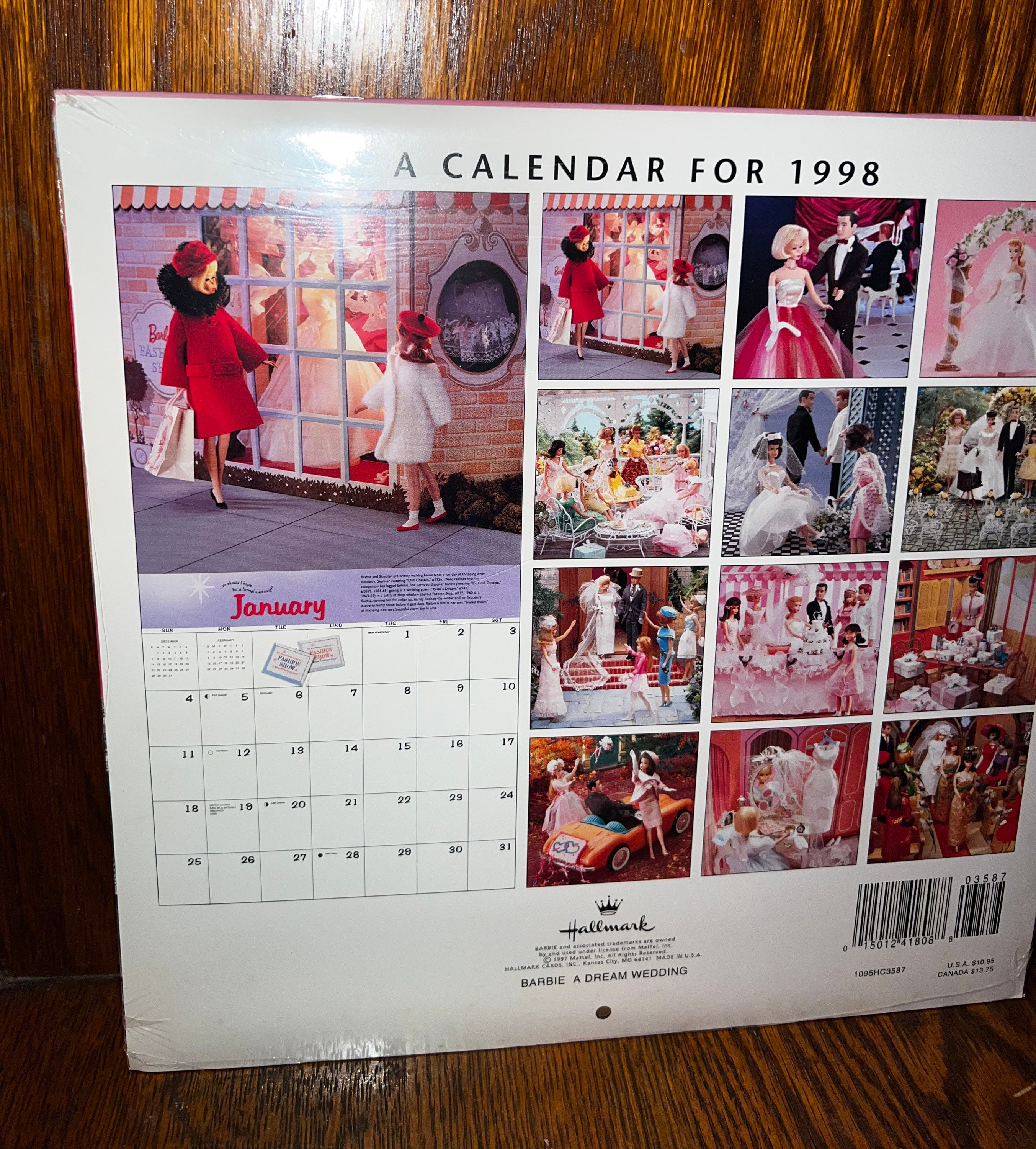 Vintage Barbie Calendar