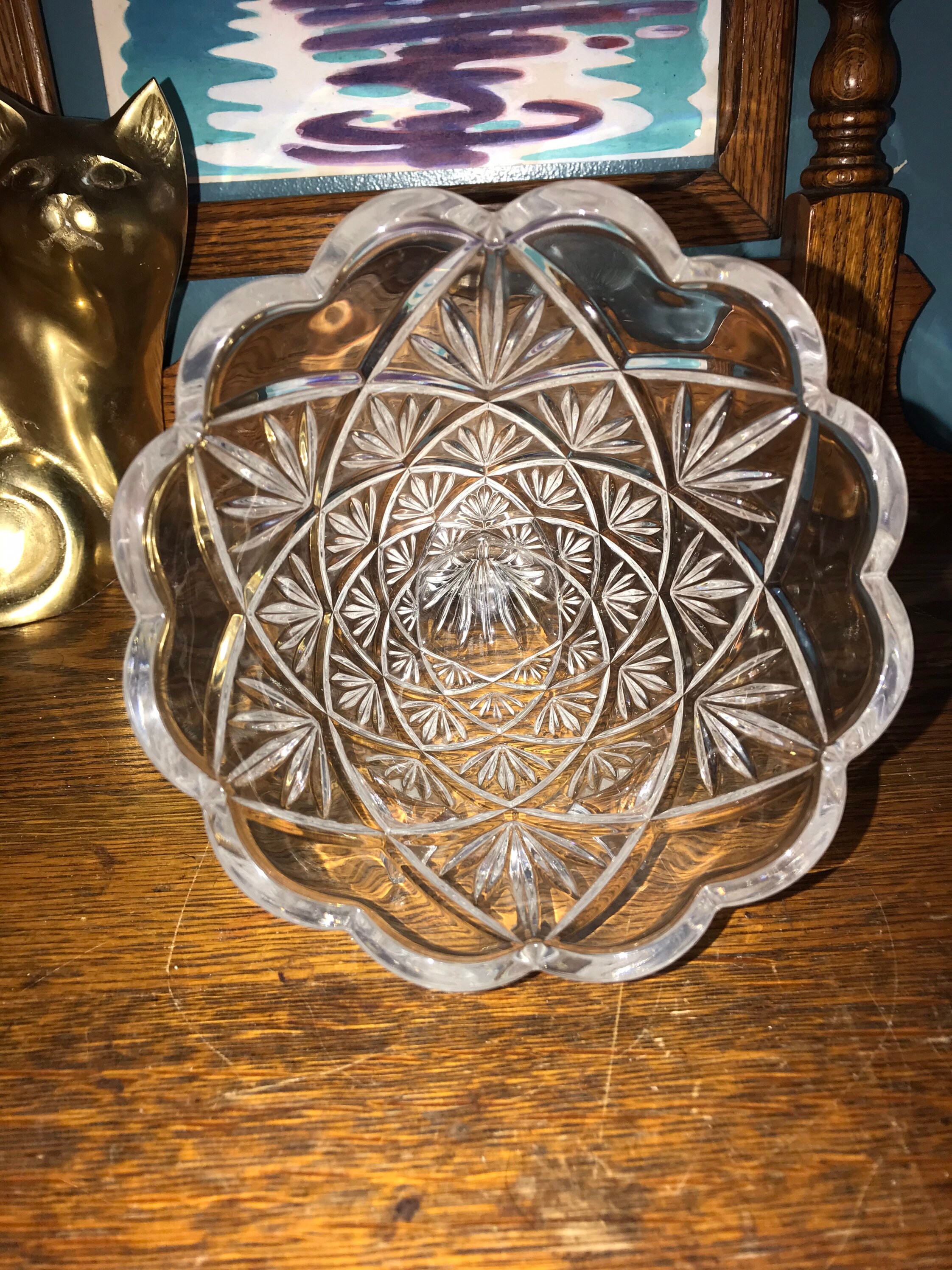Vintage Waterford Crystal Cornucopia. Waterford Crystal Table Decor ...