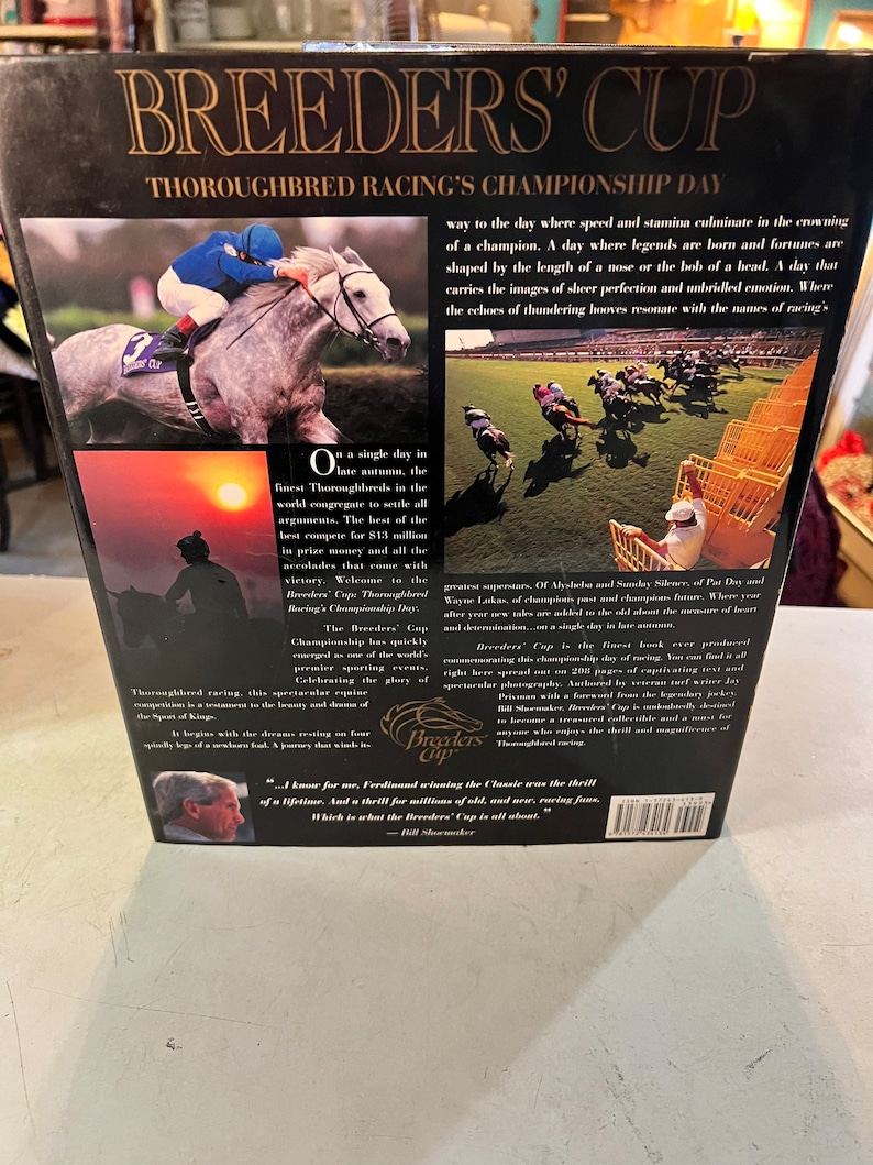 Vintage 2000 Breeders Cup Coffee Table Book, Jay Privman - Etsy