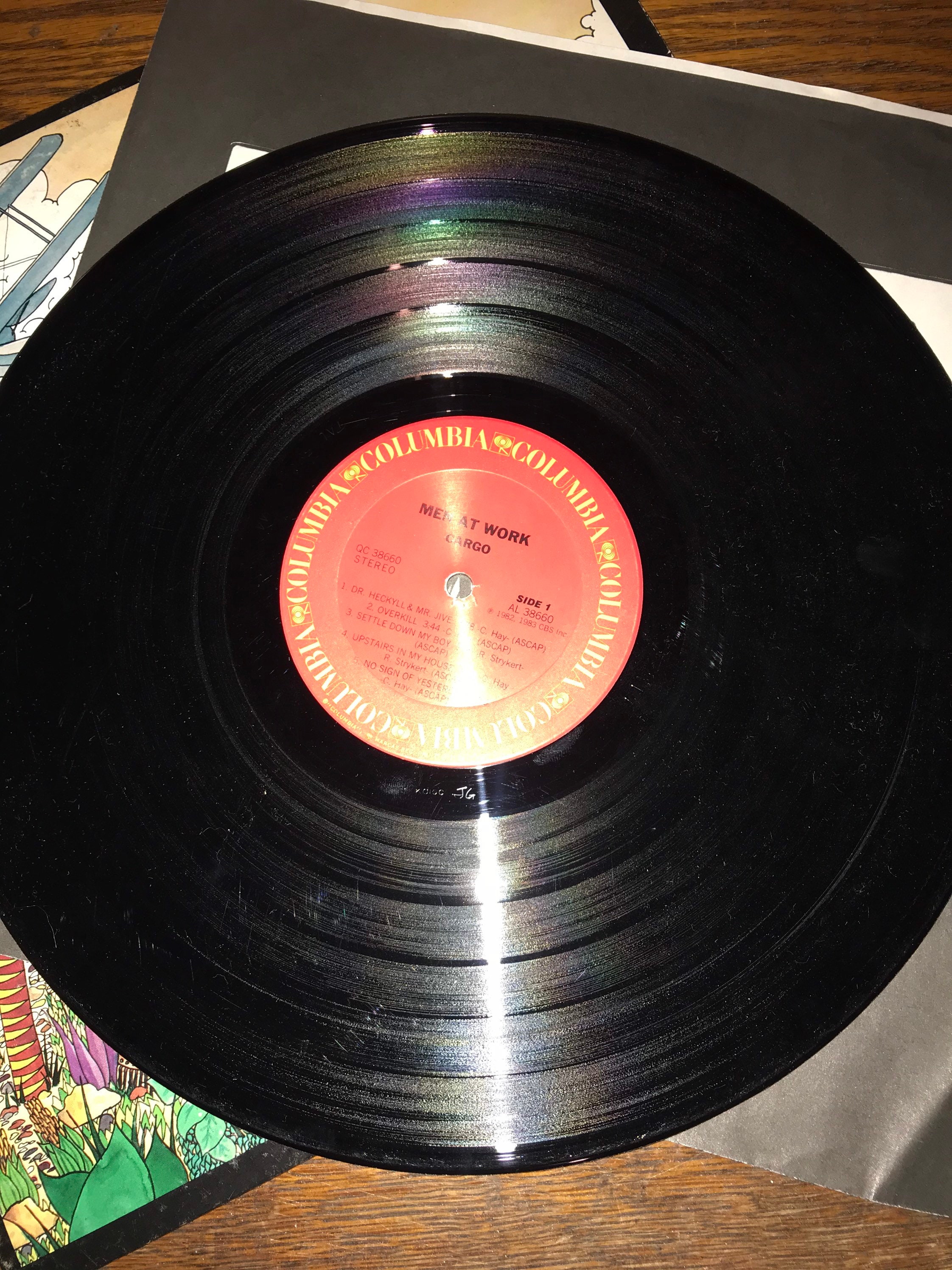 Vintage Men At Work Album. Vintage Record. Cargo LP, Album by Men At ...